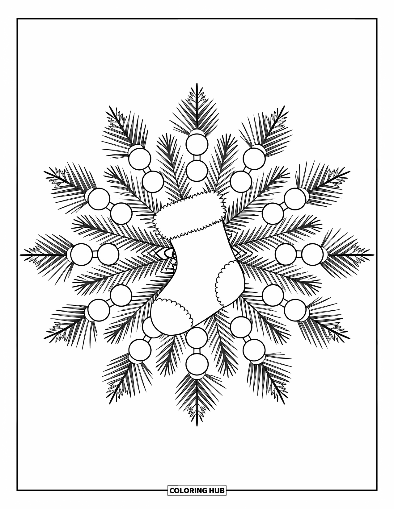 105+ Christmas Stocking Coloring Pages for Kids & Adults (Free)