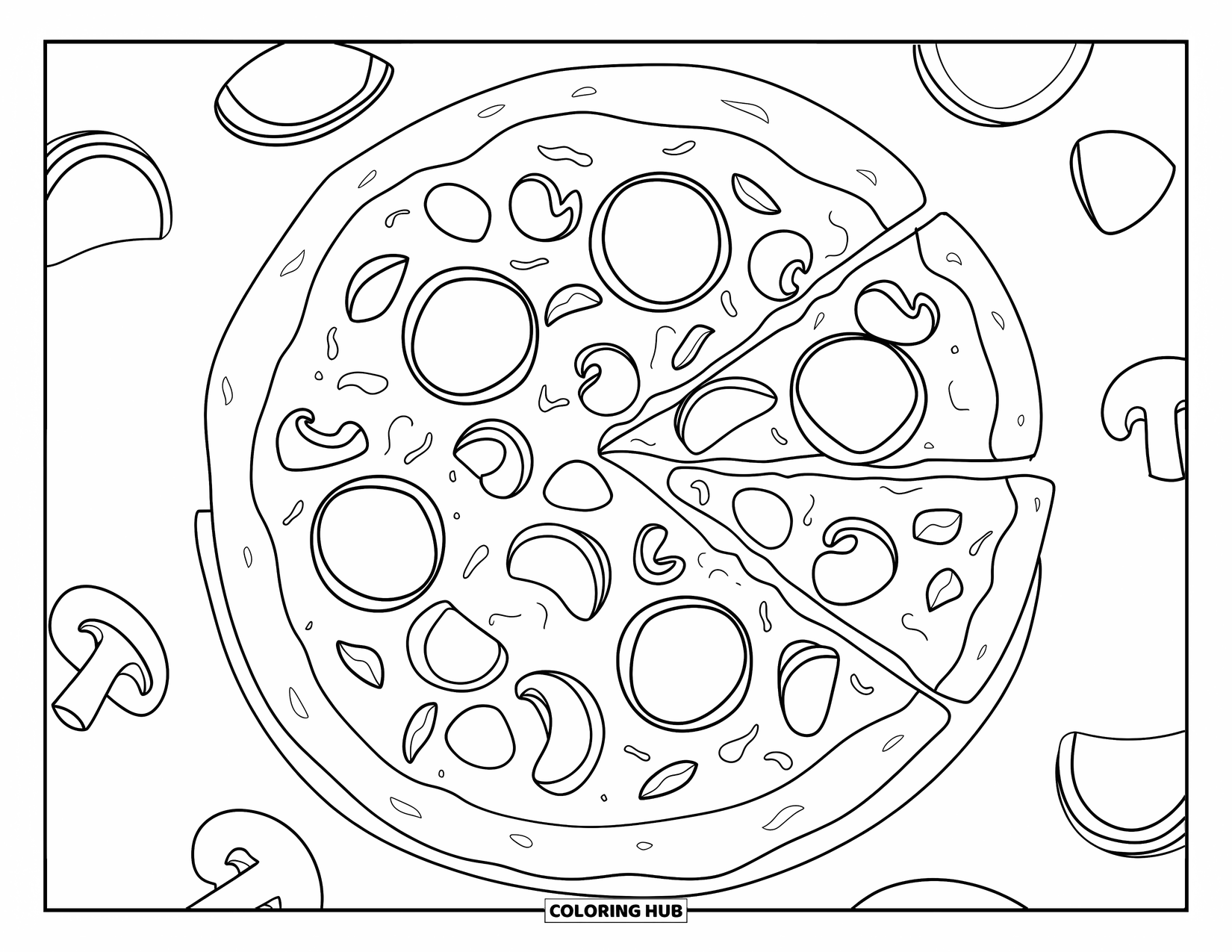 85+ Cooking Coloring Pages for Kids & Adults (Free Printable PDFs)