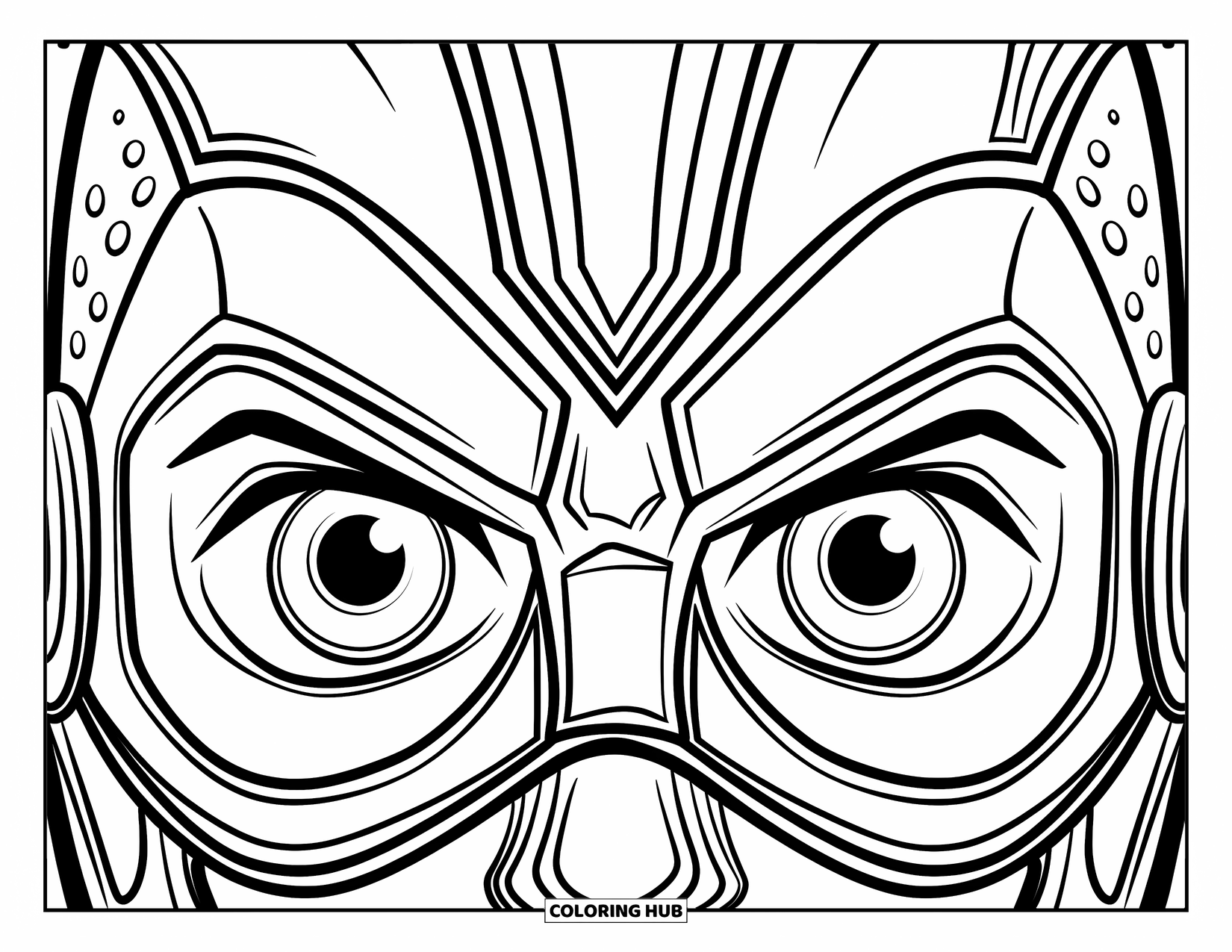 85+ Eye Coloring Pages for Kids & Adults (Free)