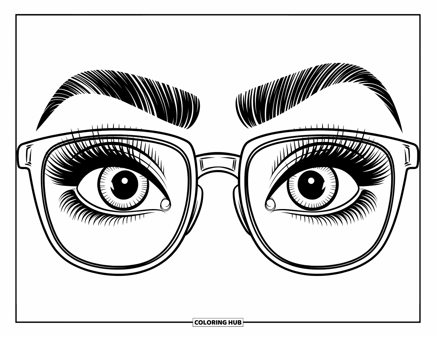 85+ Eye Coloring Pages for Kids & Adults (Free Printable PDFs)