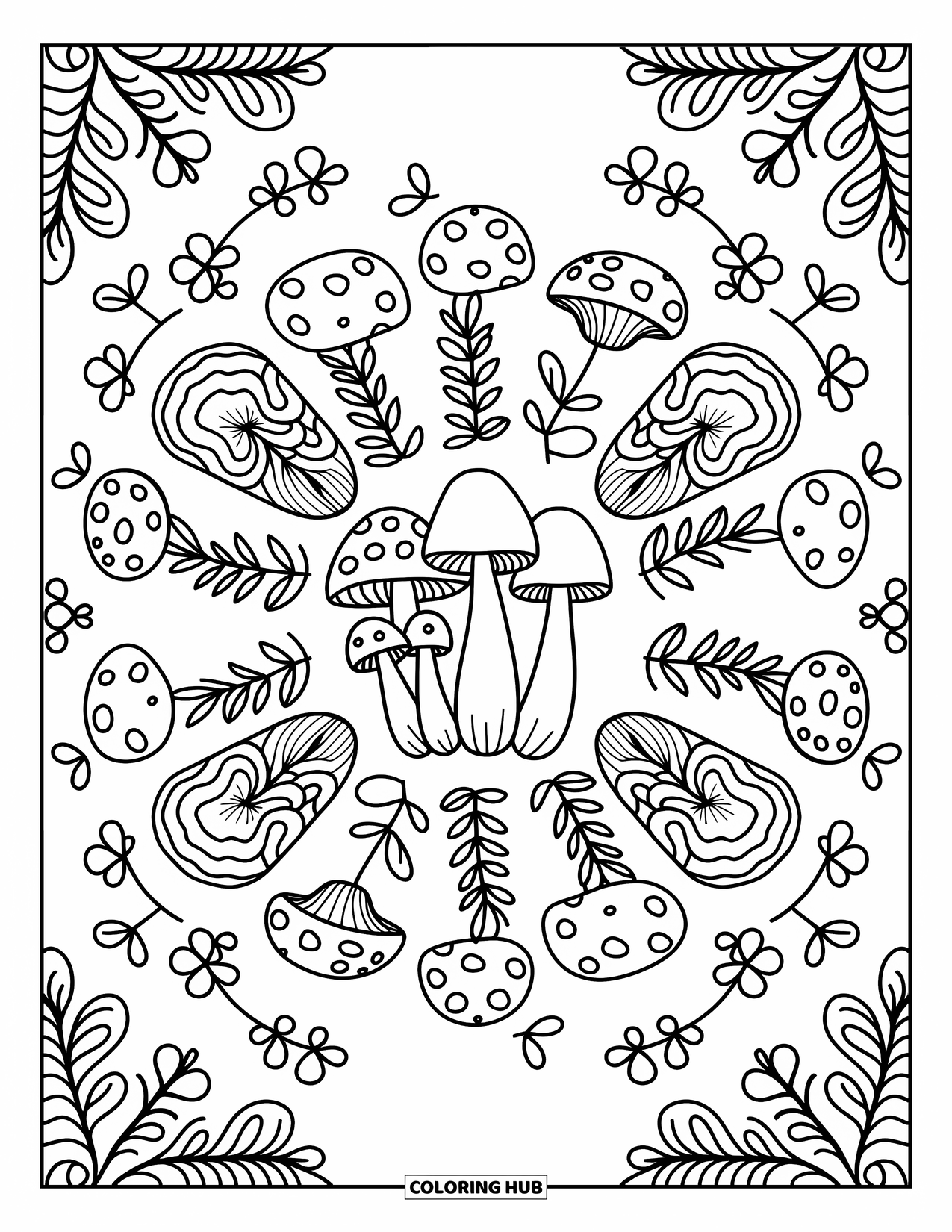 120+ Fall Mandala Coloring Pages for Kids & Adults (Free Printable PDFs)