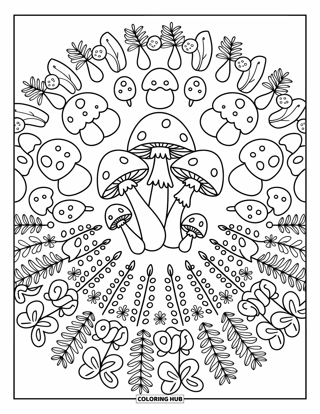 120+ Fall Mandala Coloring Pages for Kids & Adults (Free Printable PDFs)