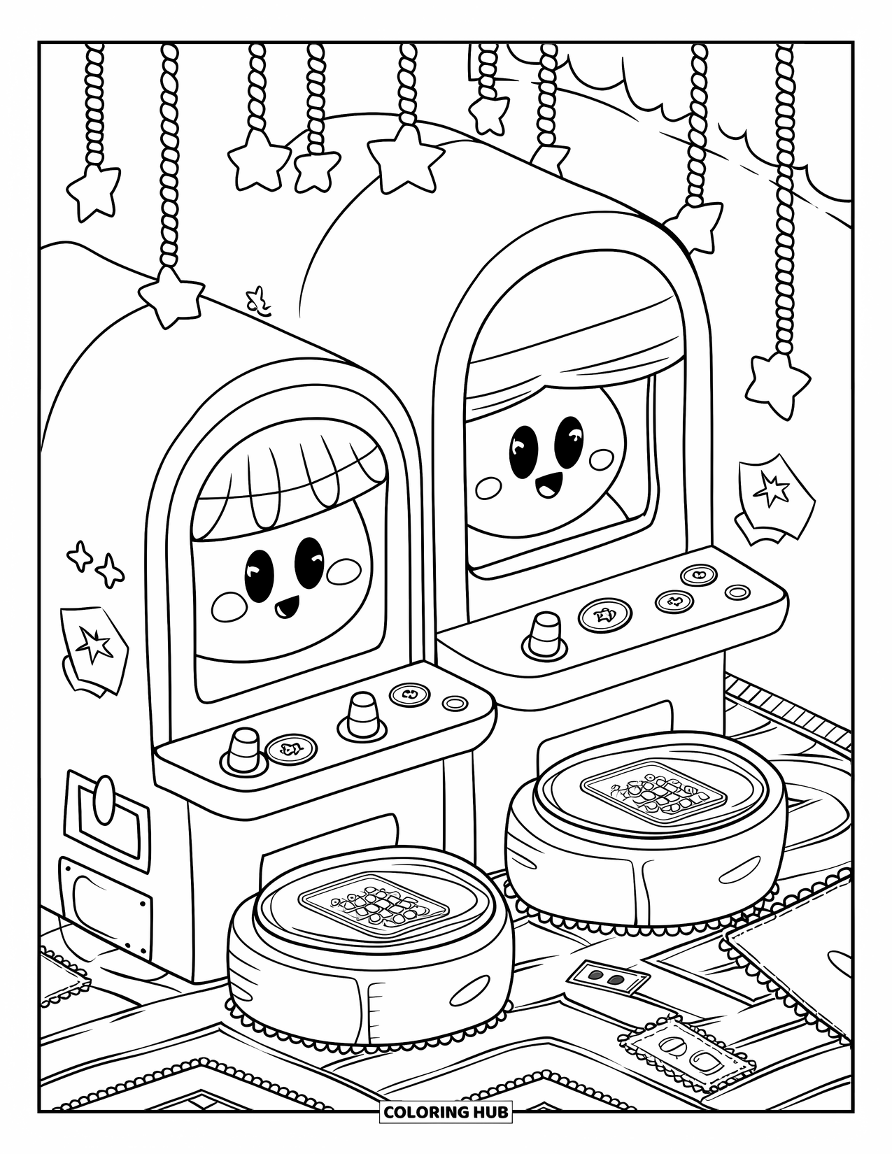 60+ Gamer Coloring Pages for Kids & Adults (Free Printable PDFs)