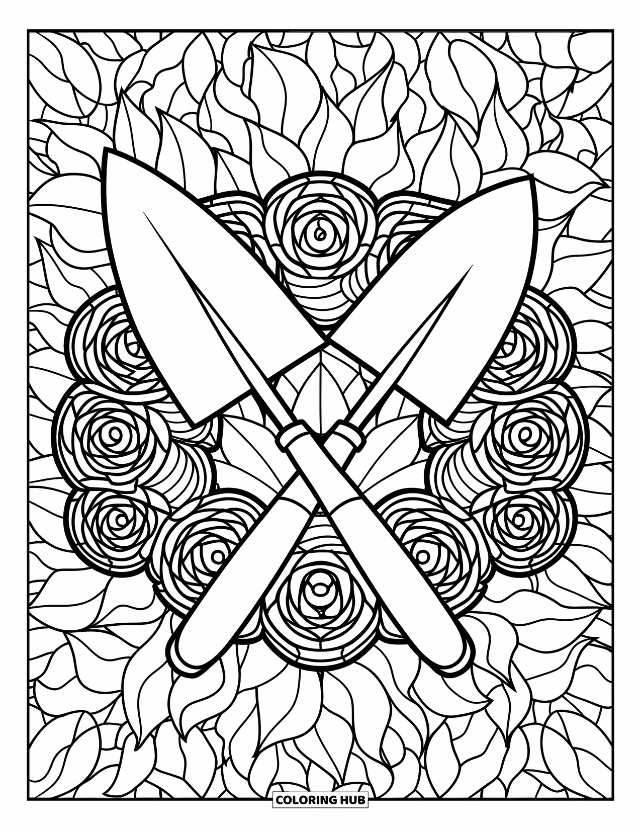 65+ Gardening Coloring Pages for Kids & Adults (Free Printable PDFs)