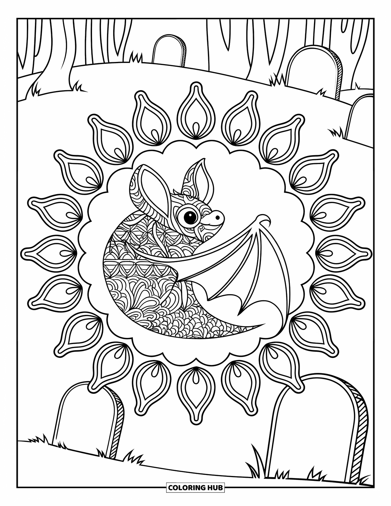 95+ Halloween Bat Coloring Pages for Kids & Adults (Free Printable PDFs)