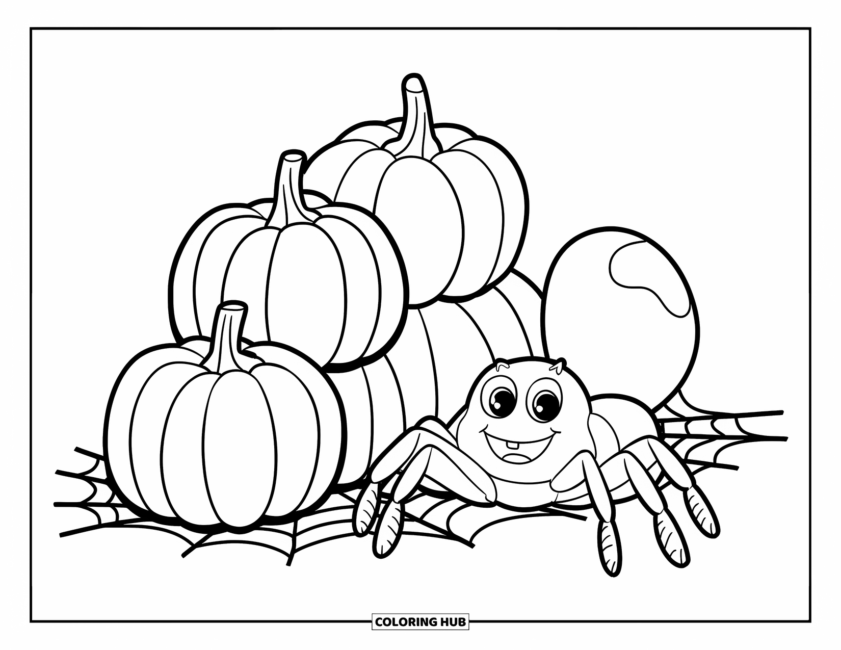 80+ Halloween Spider Coloring Pages for Kids & Adults (Free Printable PDFs)
