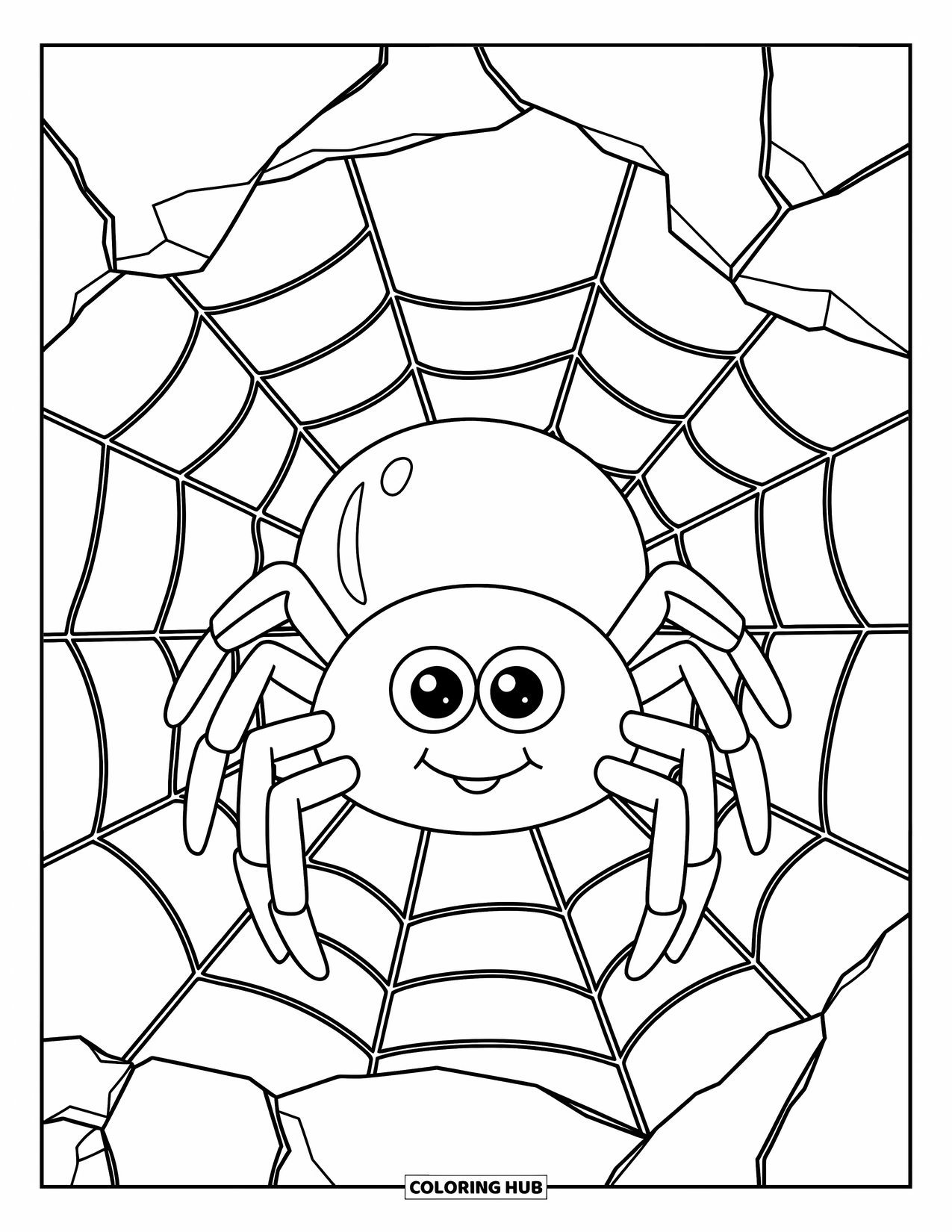 80+ Halloween Spider Coloring Pages for Kids & Adults (Free Printable PDFs)