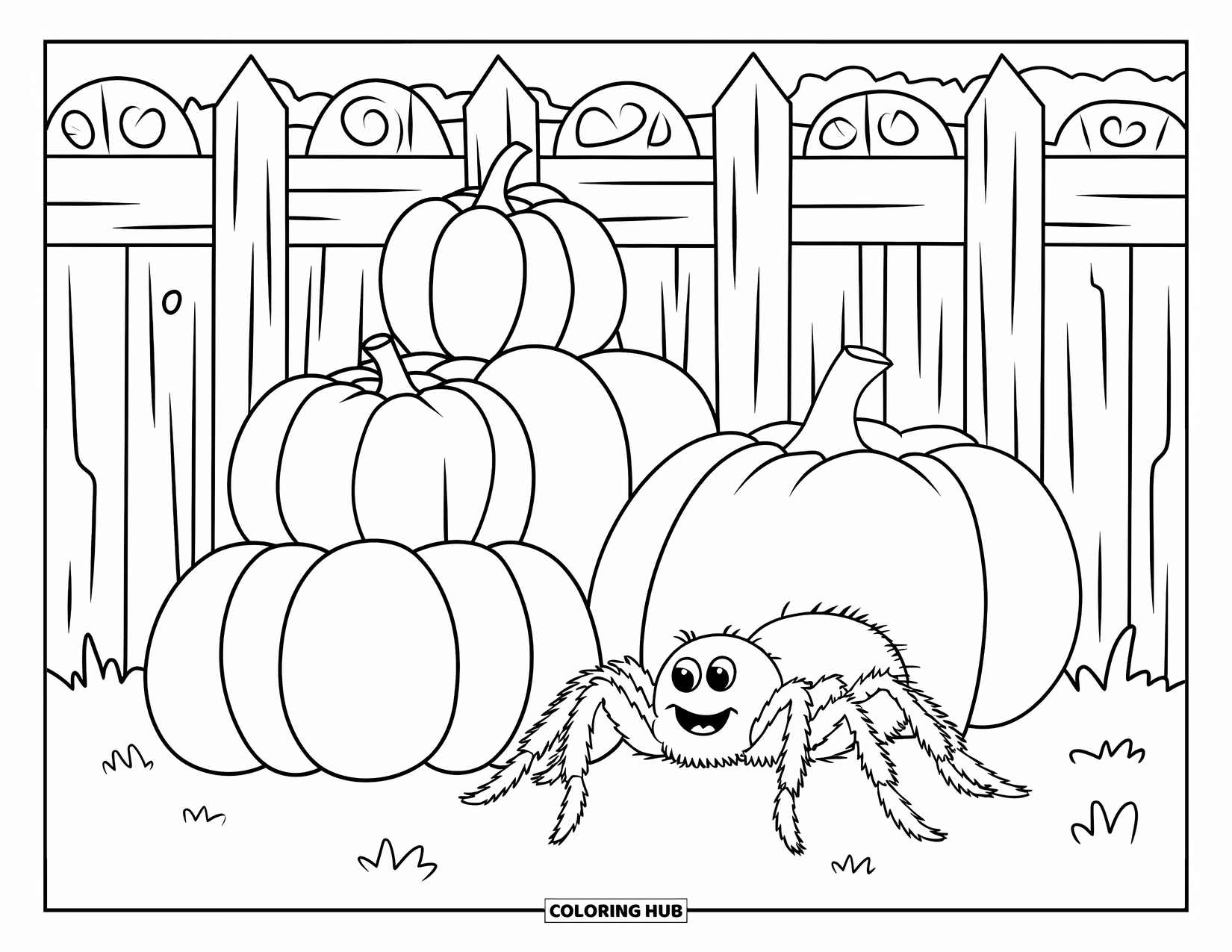 80+ Halloween Spider Coloring Pages for Kids & Adults (Free Printable PDFs)
