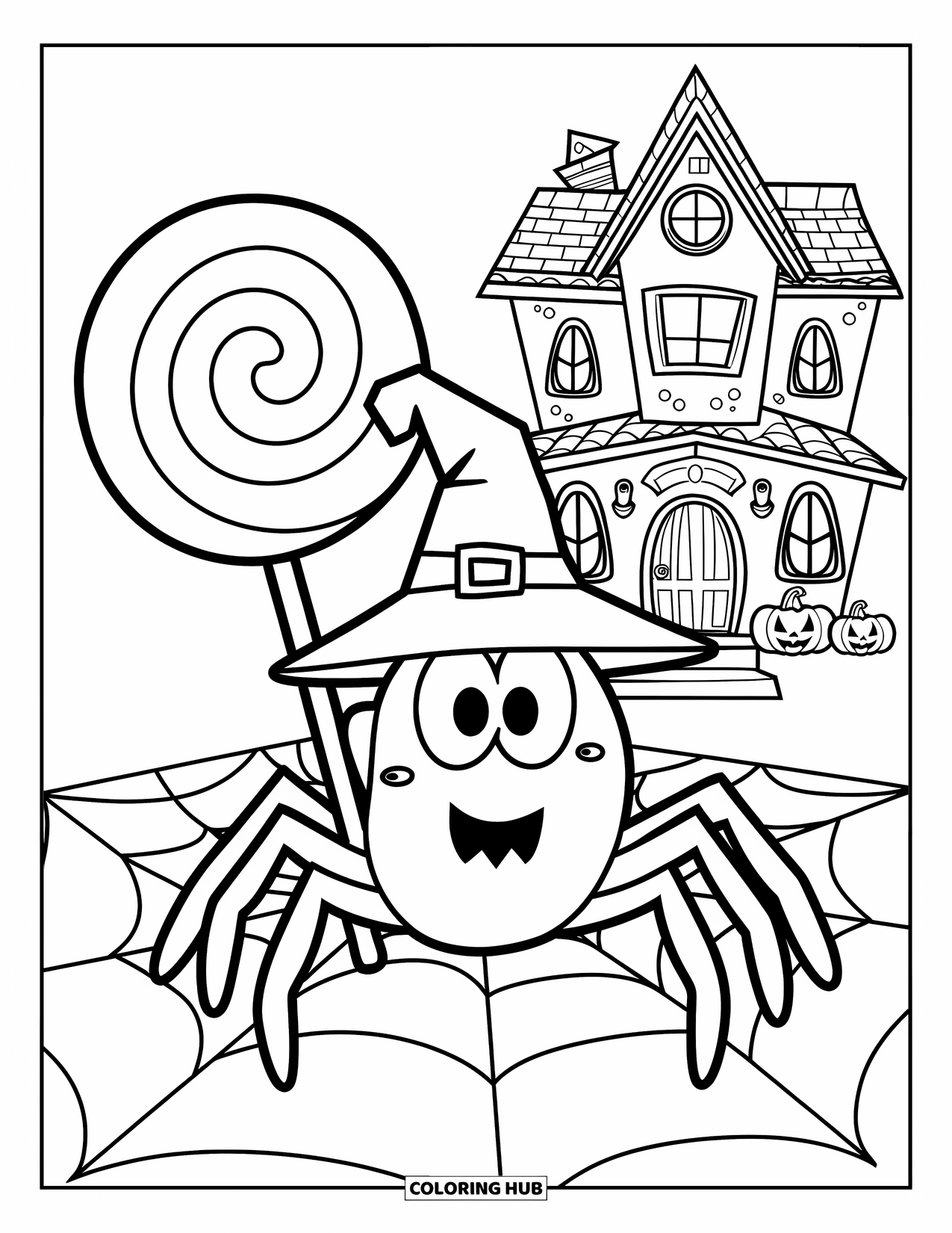 80+ Halloween Spider Coloring Pages for Kids & Adults (Free Printable PDFs)