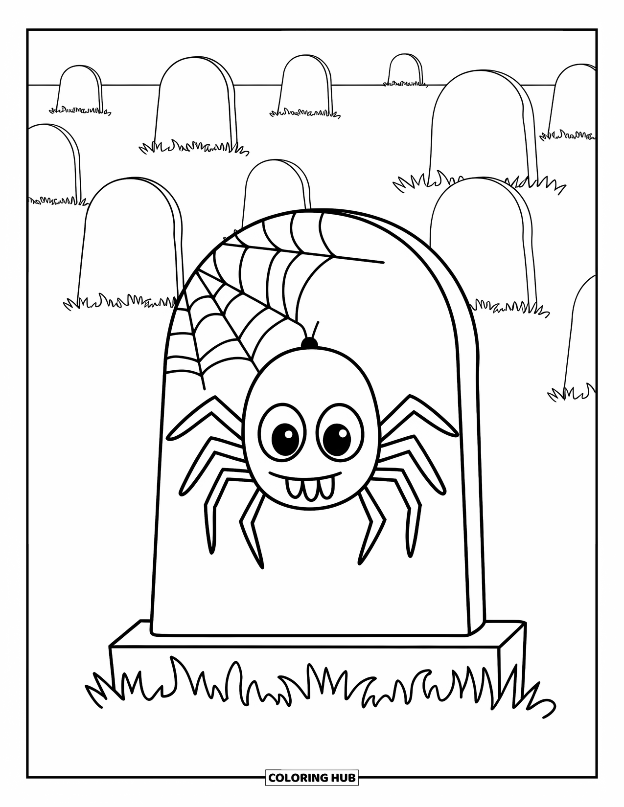 80+ Halloween Spider Coloring Pages for Kids & Adults (Free Printable PDFs)