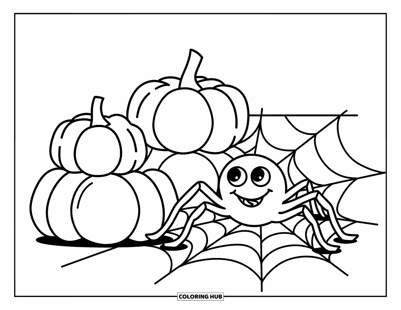 80+ Halloween Spider Coloring Pages for Kids & Adults (Free Printable PDFs)