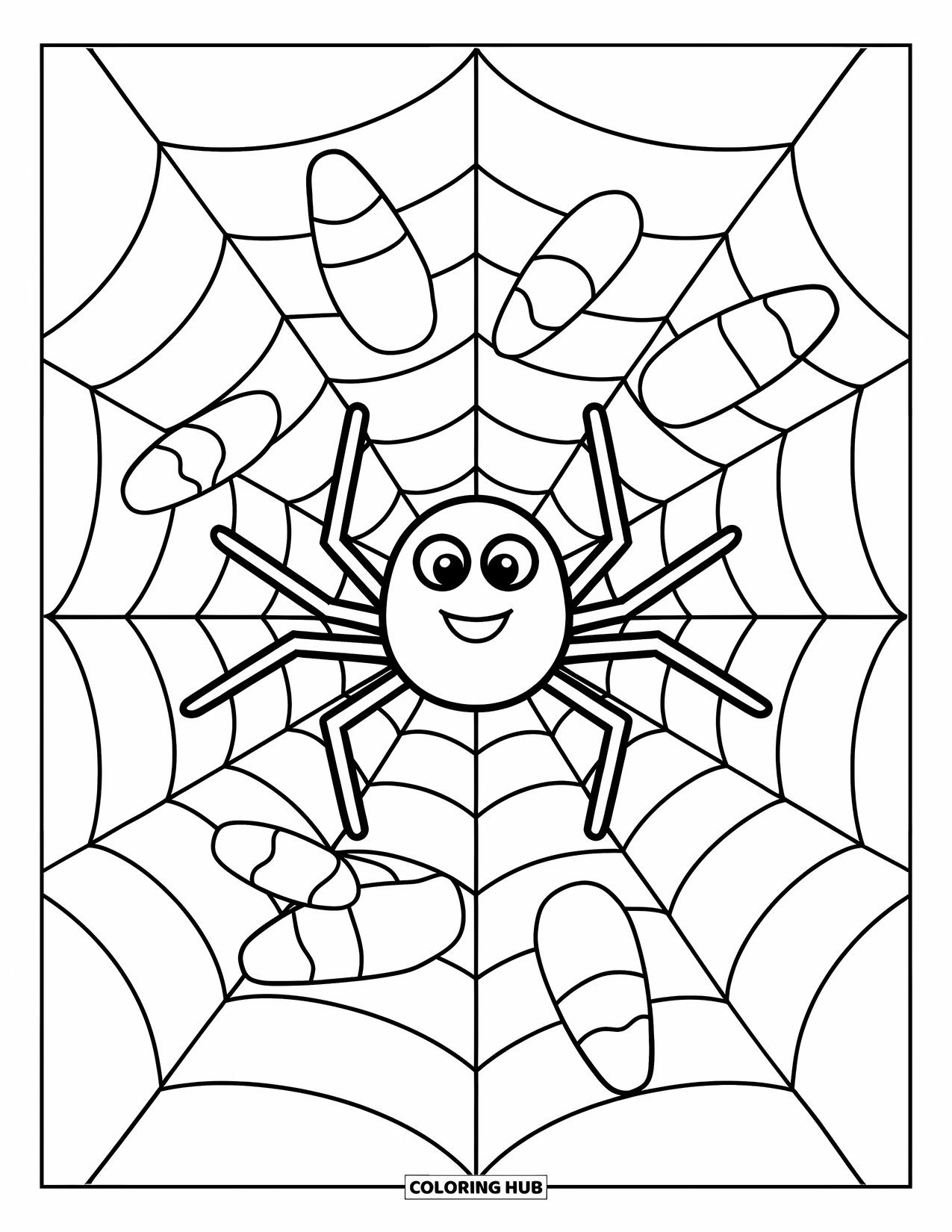 80+ Halloween Spider Coloring Pages for Kids & Adults (Free Printable PDFs)