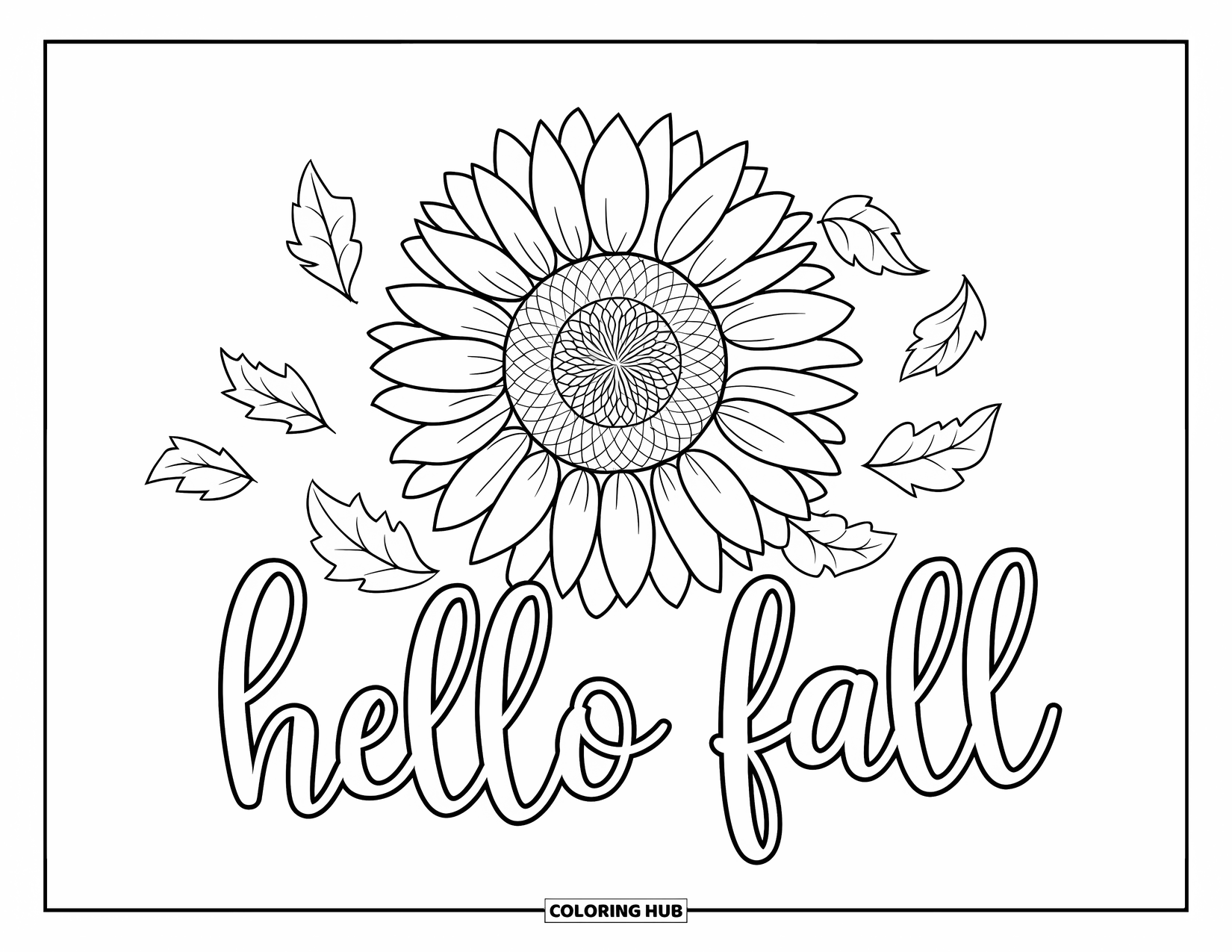 95+ Hello Fall Coloring Pages for Kids & Adults (Free Printable PDFs)