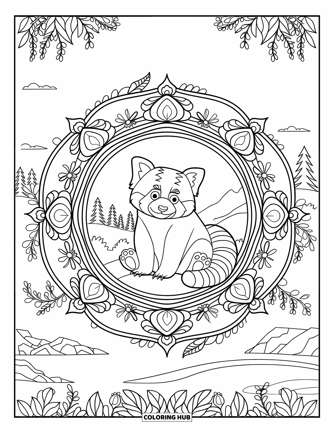 75+ Red Panda Coloring Pages for Kids & Adults (Free)