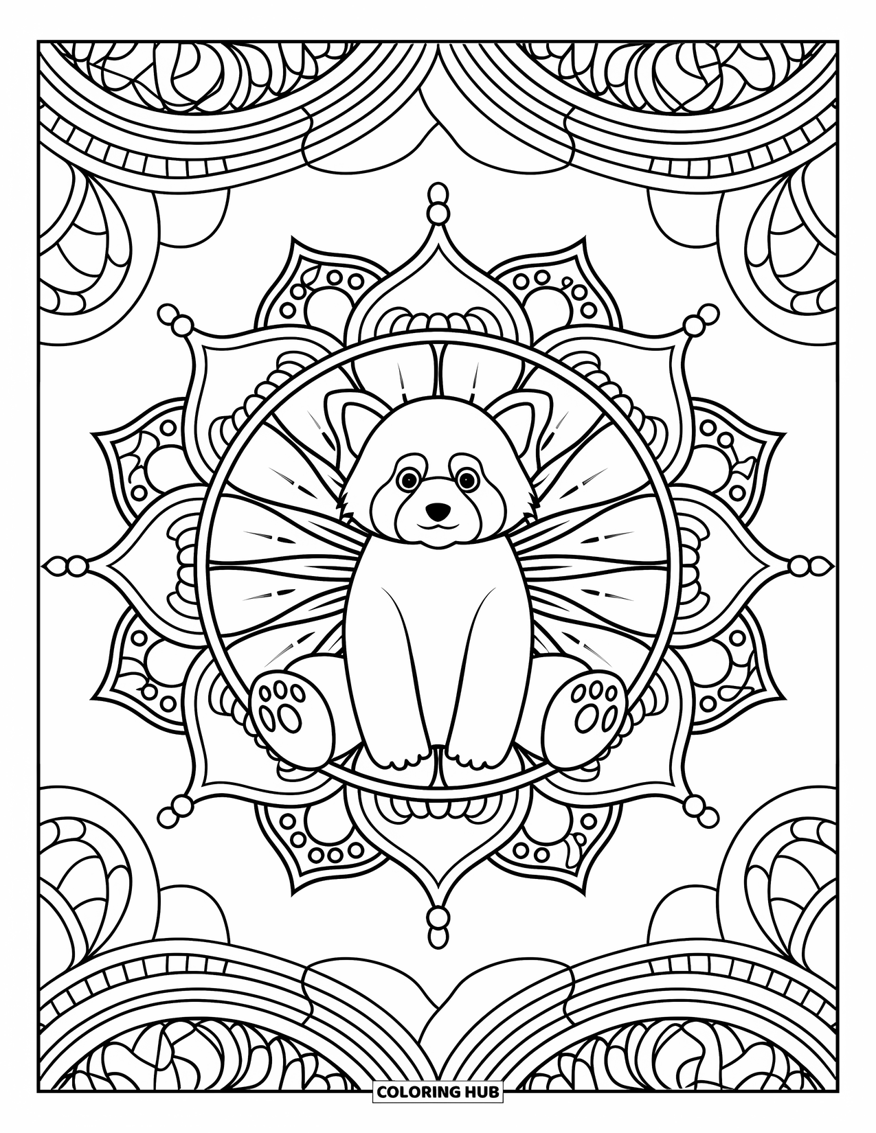 75+ Red Panda Coloring Pages for Kids & Adults (Free)