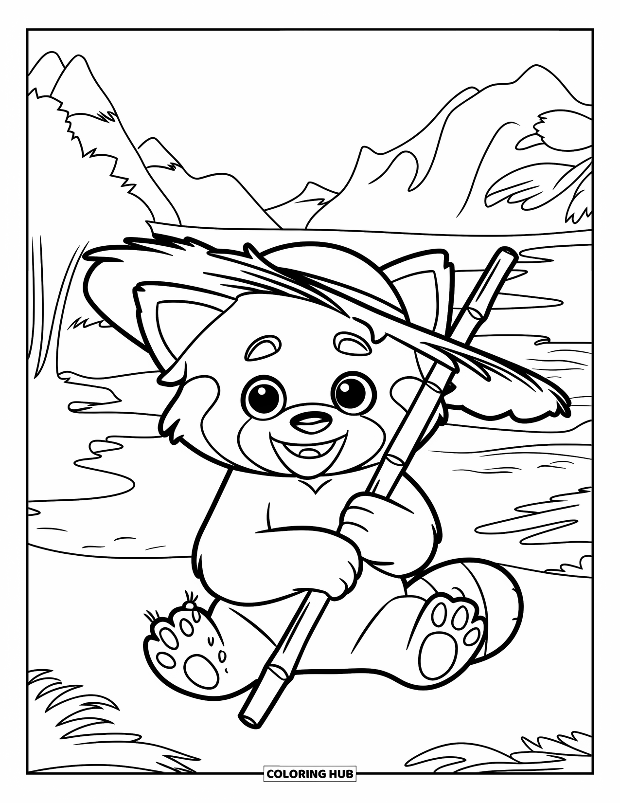 75+ Red Panda Coloring Pages for Kids & Adults (Free Printable PDFs)