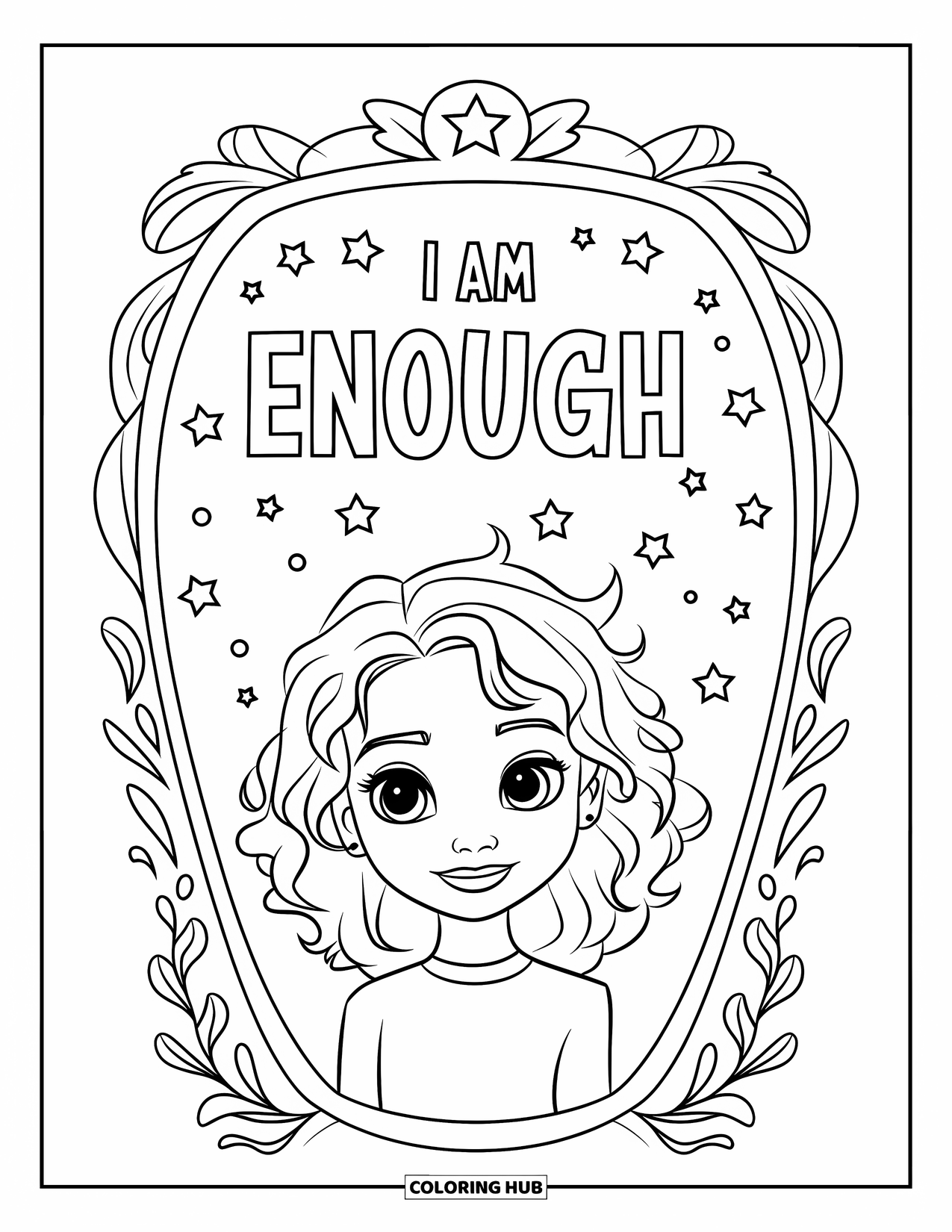 55+ Self Esteem Coloring Pages for Kids & Adults (Free Printable PDFs)
