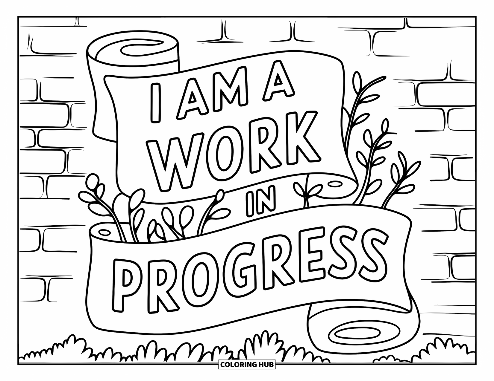 55+ Self Esteem Coloring Pages for Kids & Adults (Free Printable PDFs)