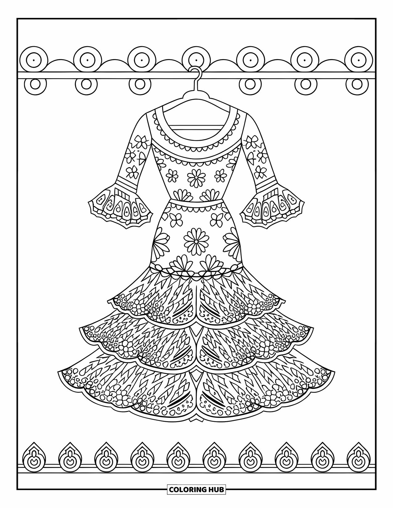 70+ Spain Coloring Pages for Kids & Adults (Free Printable PDFs)