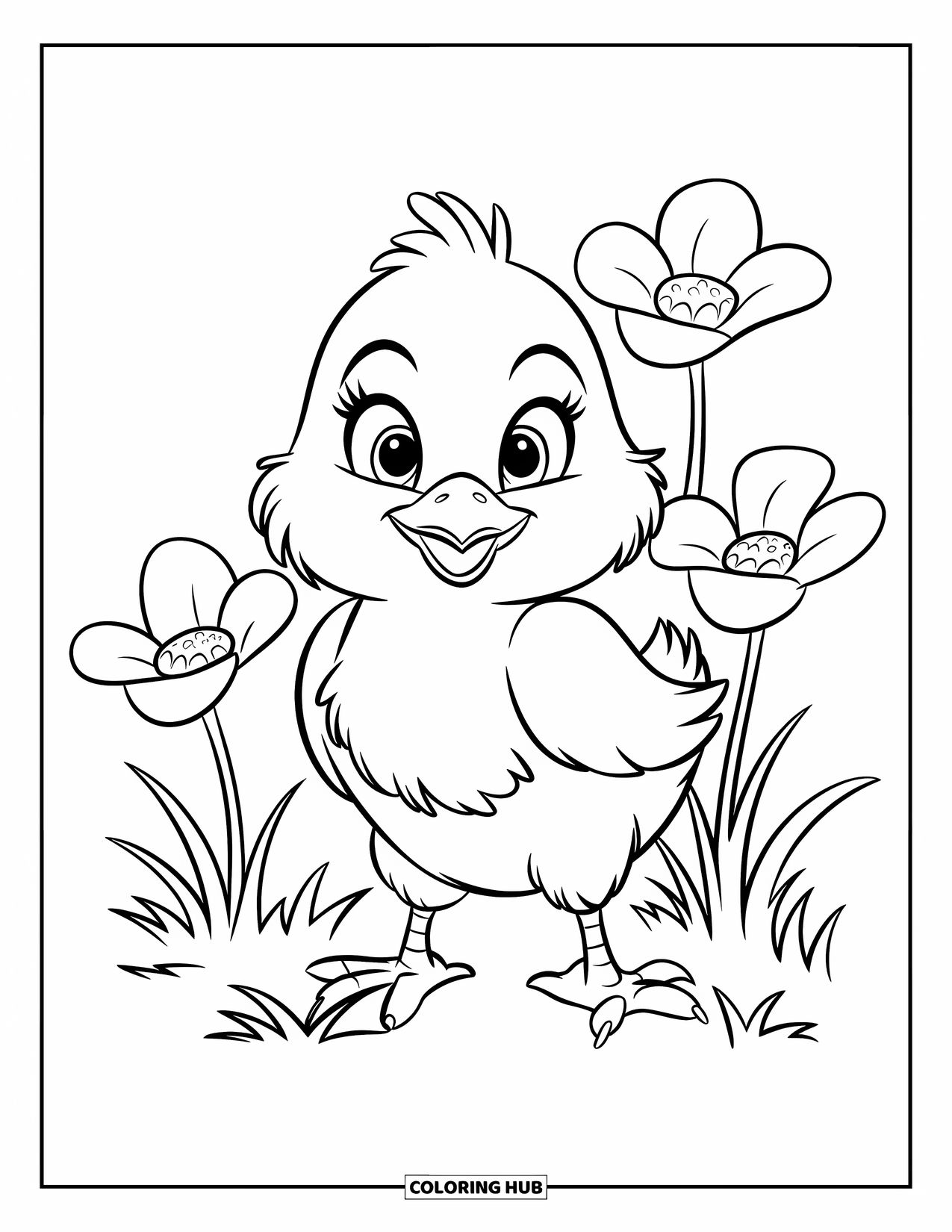 115+ Spring Animal Coloring Pages for Kids & Adults (Free Printable PDFs)