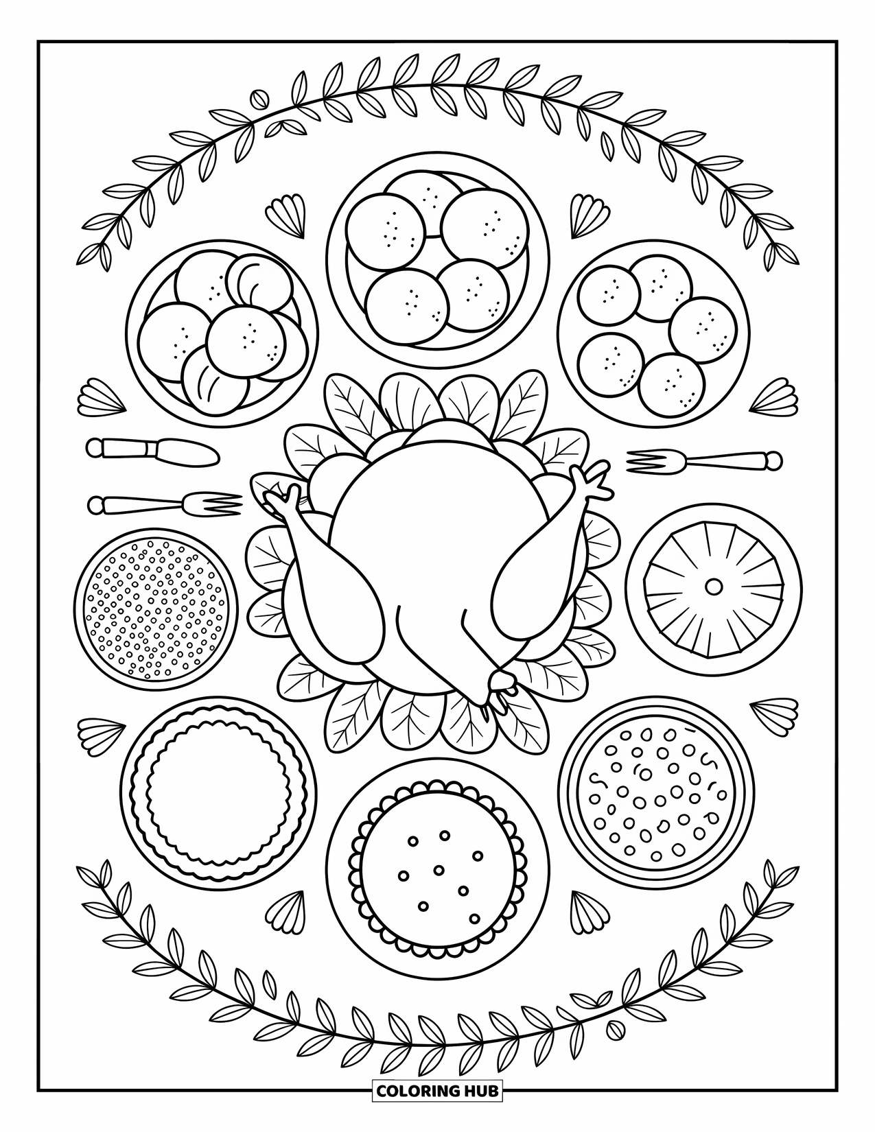 130+ Thanksgiving Turkey Coloring Pages for Kids & Adults (Free)