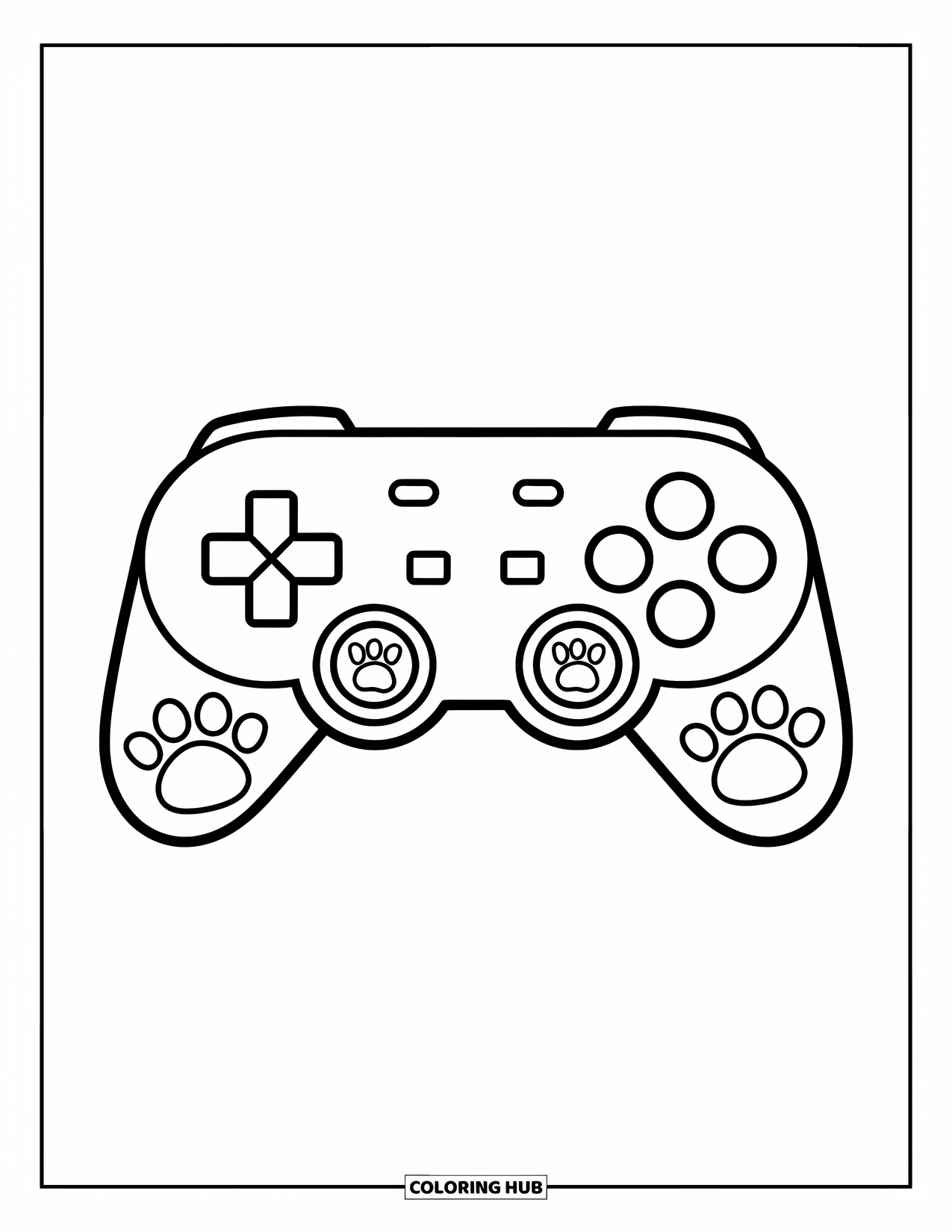 65+ Video Game Controller Coloring Pages for Kids & Adults (Free ...