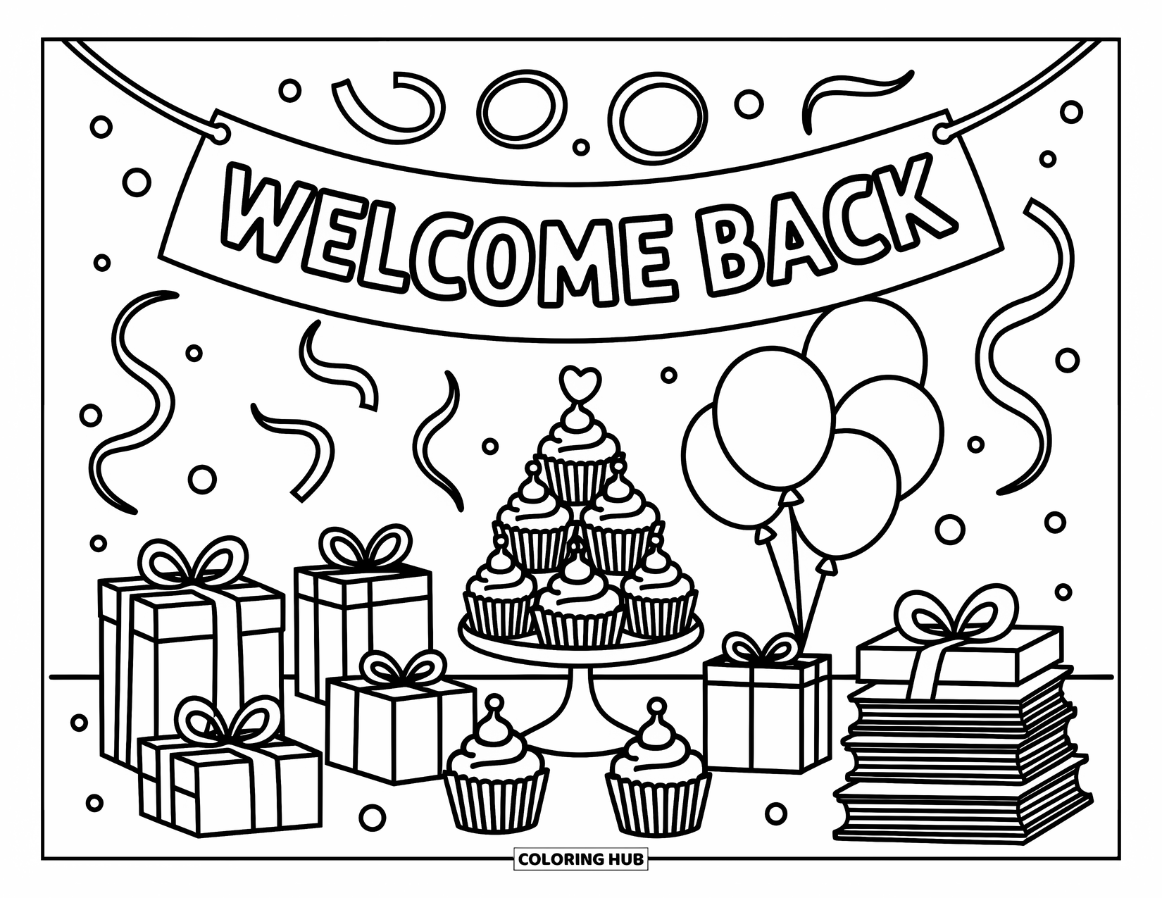 70+ Welcome Back Coloring Pages for Kids & Adults (Free Printable PDFs)