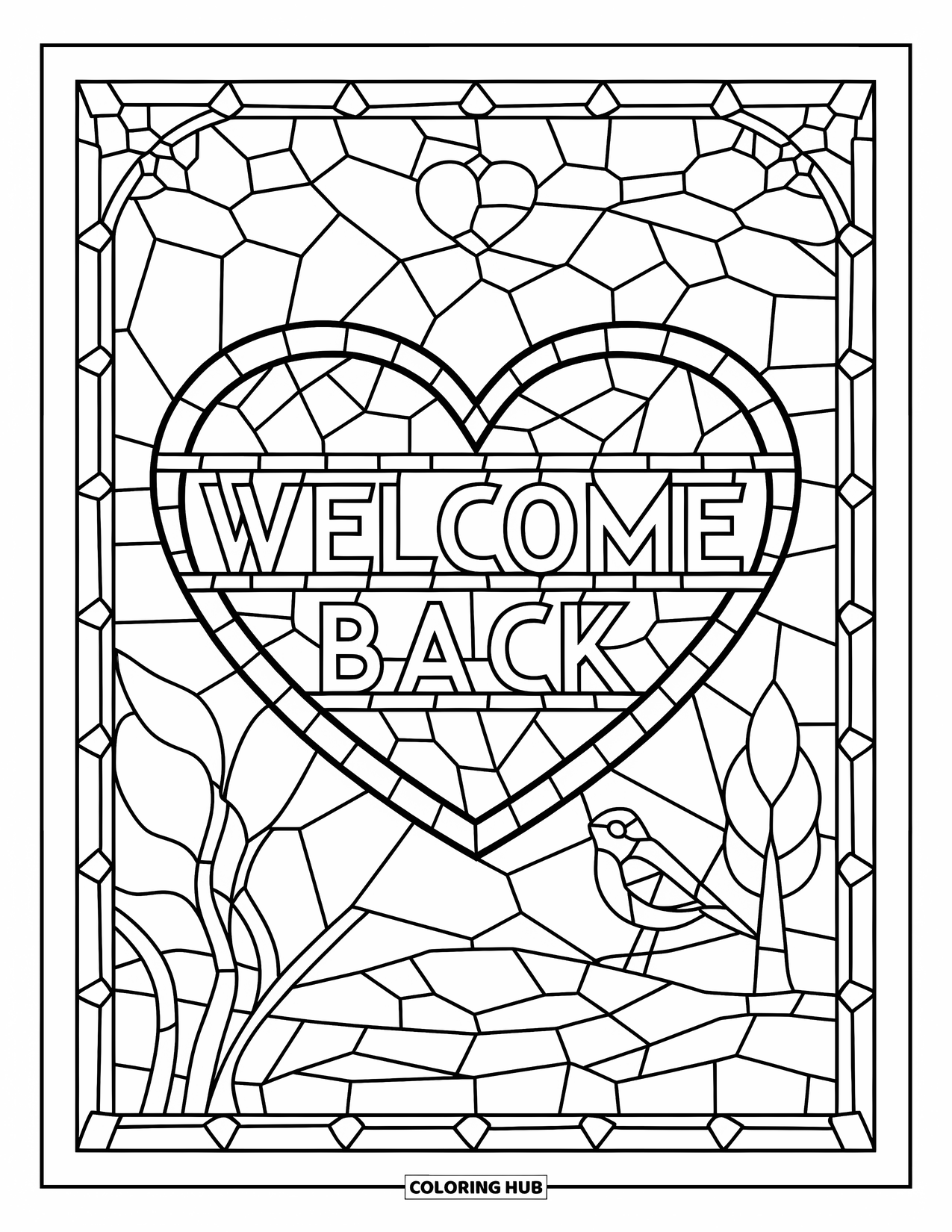 70+ Welcome Back Coloring Pages for Kids & Adults (Free Printable PDFs)