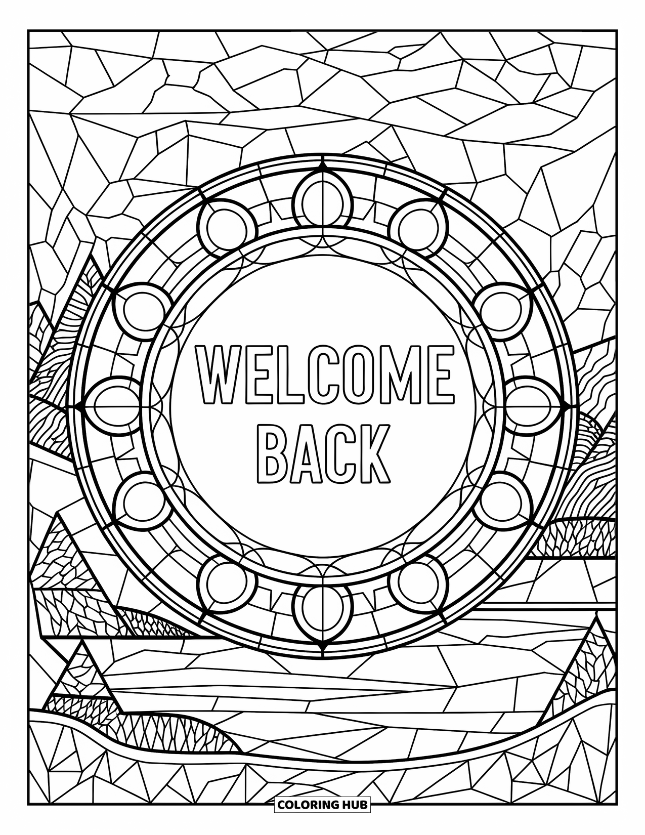 70+ Welcome Back Coloring Pages for Kids & Adults (Free Printable PDFs)