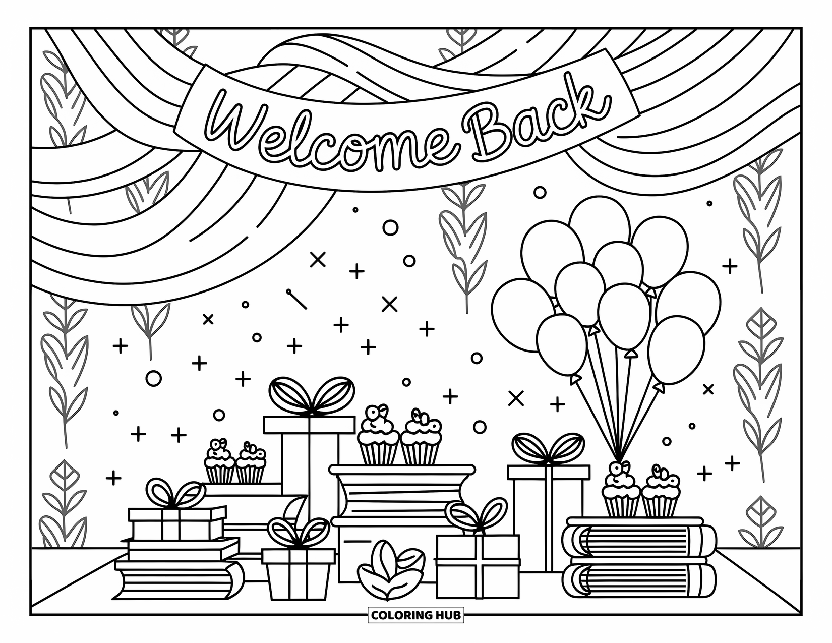 70+ Welcome Back Coloring Pages for Kids & Adults (Free Printable PDFs)