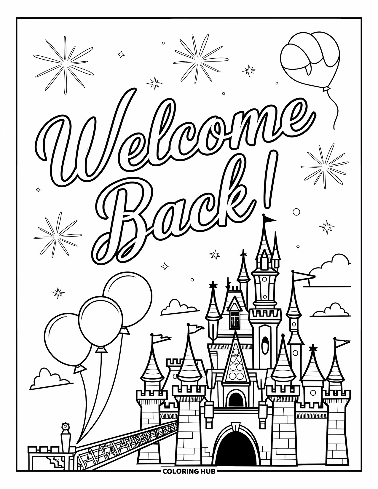 70+ Welcome Back Coloring Pages for Kids & Adults (Free Printable PDFs)