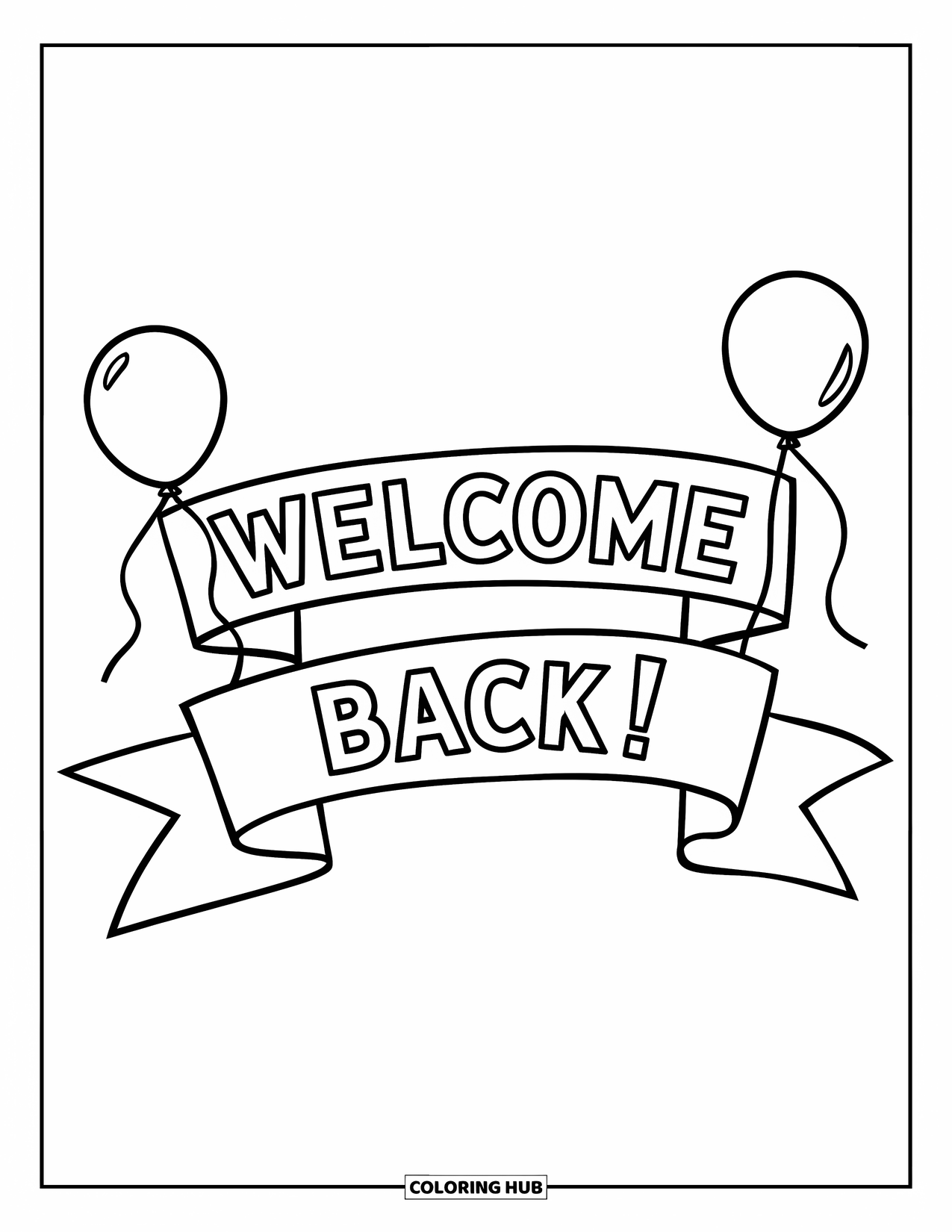 70+ Welcome Back Coloring Pages for Kids & Adults (Free Printable PDFs)