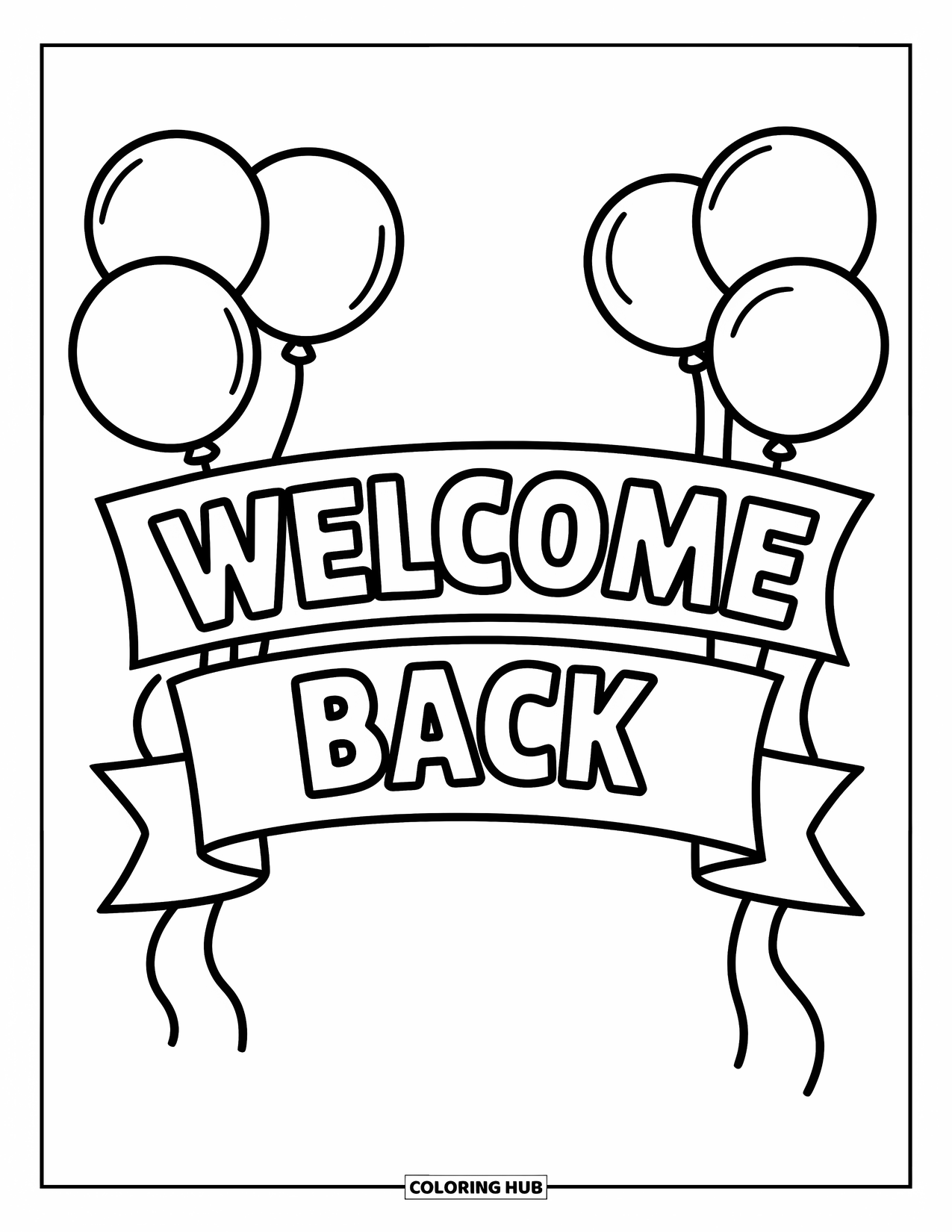70+ Welcome Back Coloring Pages for Kids & Adults (Free Printable PDFs)