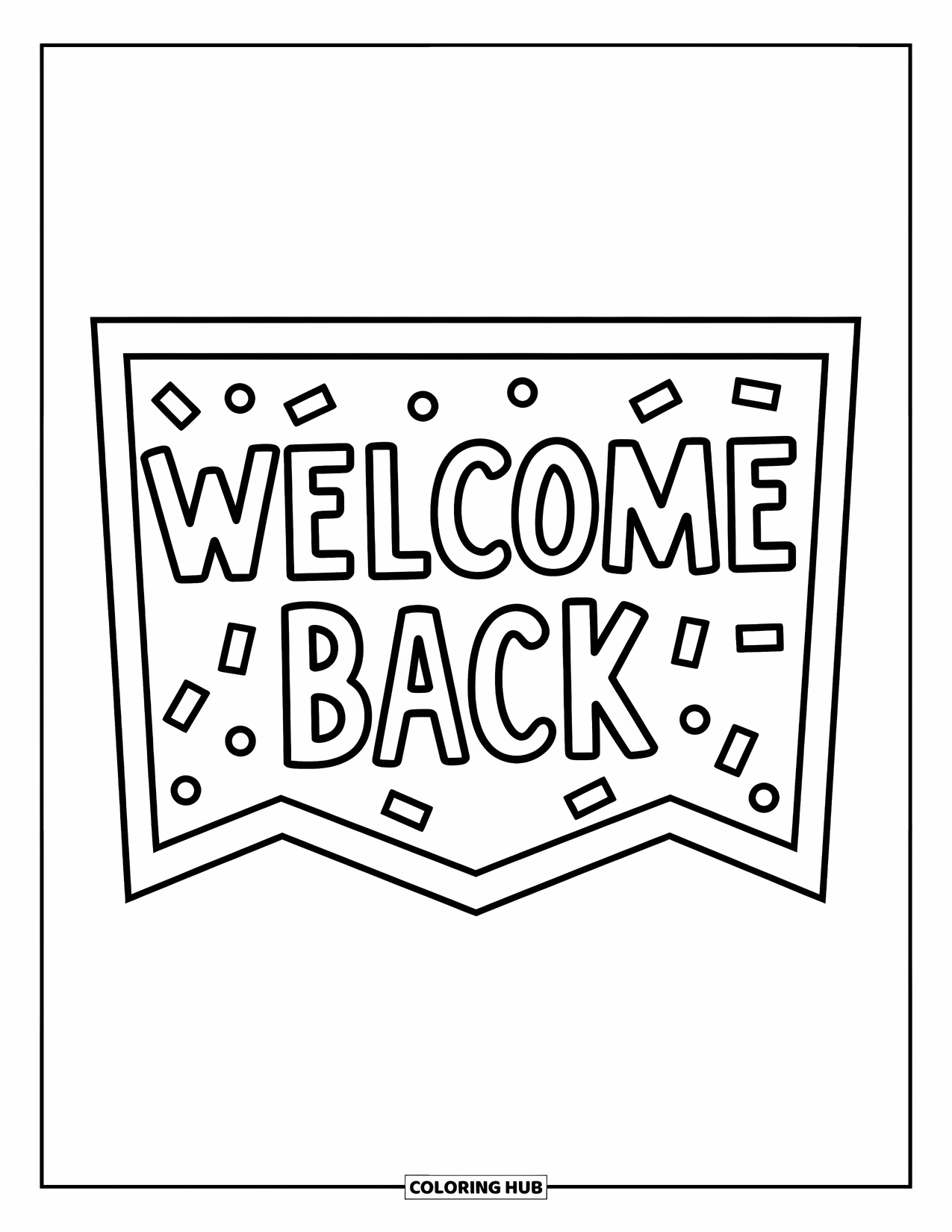 70+ Welcome Back Coloring Pages for Kids & Adults (Free Printable PDFs)