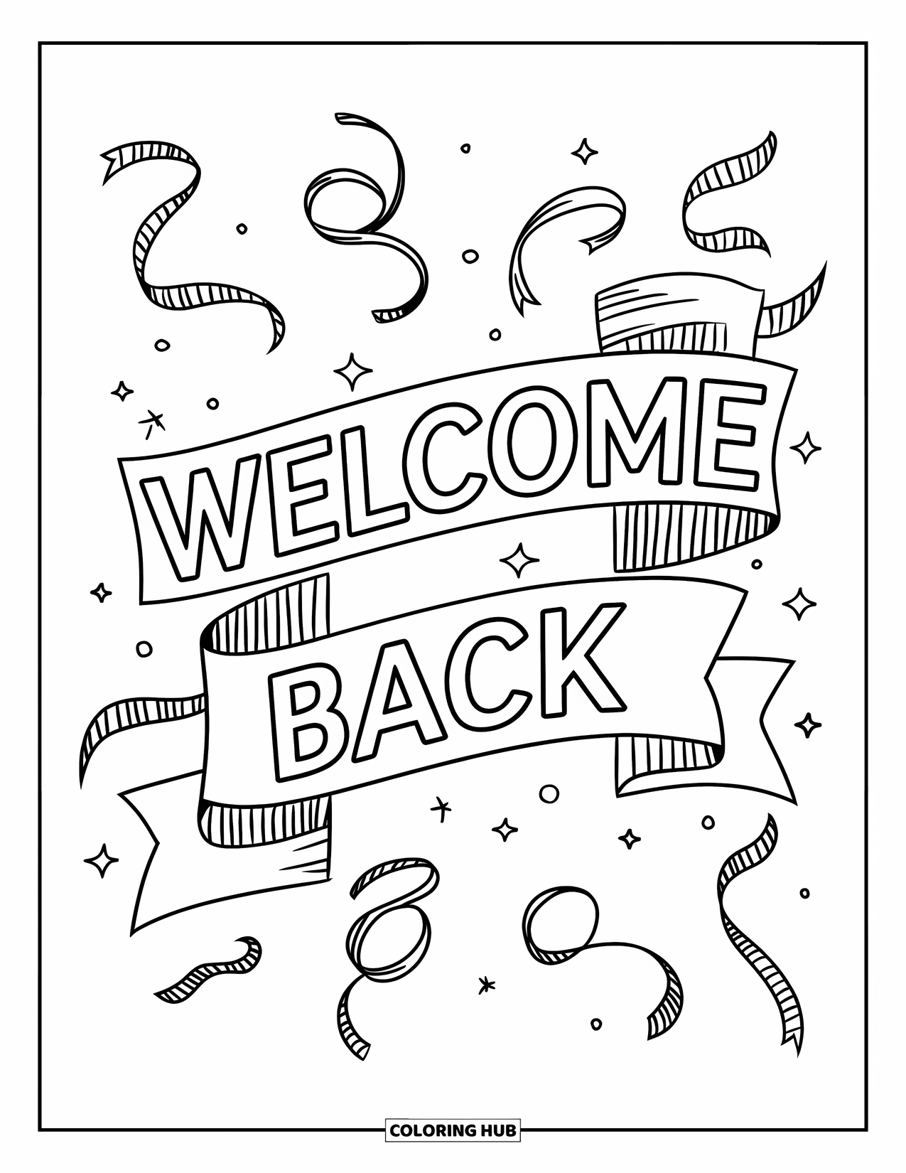 70+ Welcome Back Coloring Pages for Kids & Adults (Free Printable PDFs)