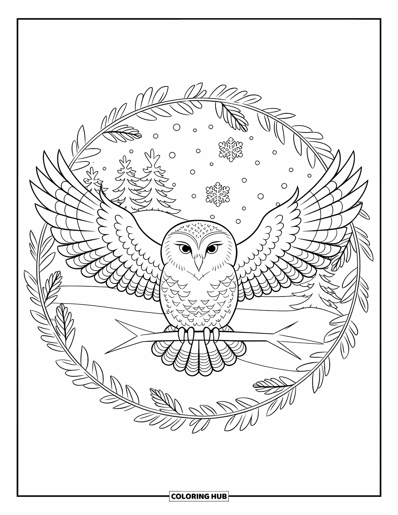 100+ Winter Animal Coloring Pages for Kids & Adults (Free Printable PDFs)