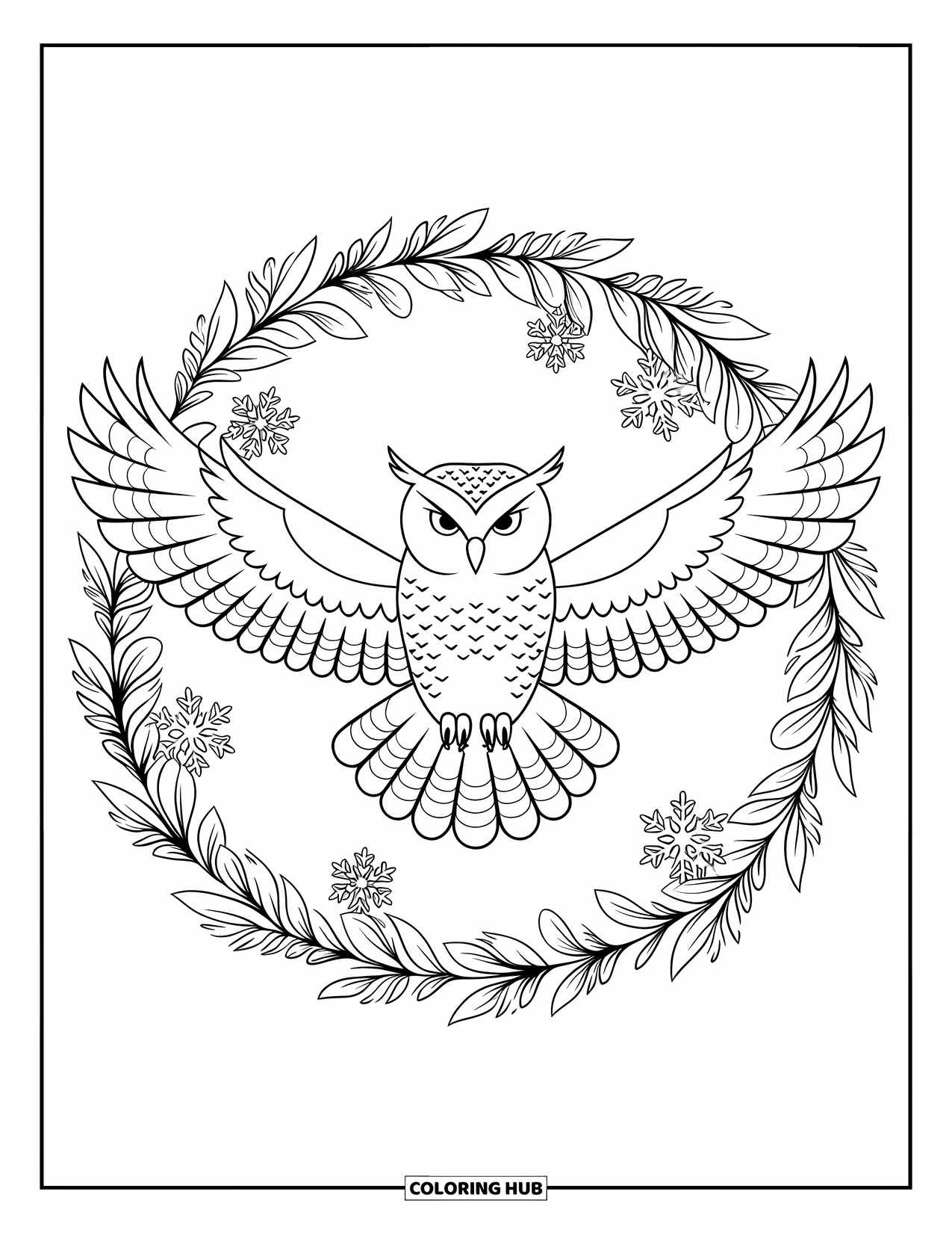 100+ Winter Animal Coloring Pages for Kids & Adults (Free Printable PDFs)