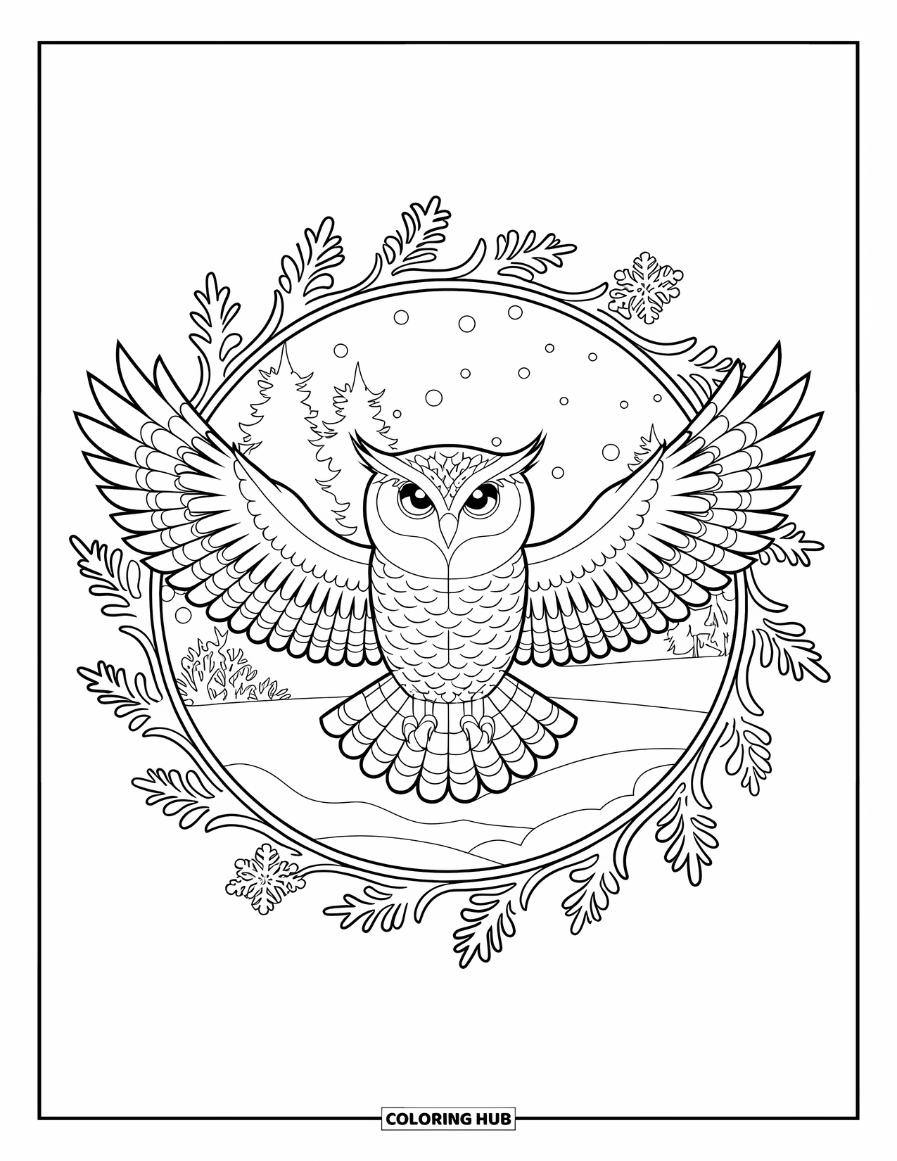 100+ Winter Animal Coloring Pages for Kids & Adults (Free Printable PDFs)