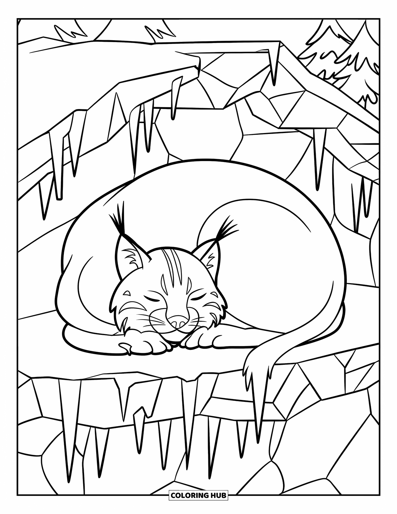 100+ Winter Animal Coloring Pages for Kids & Adults (Free Printable PDFs)