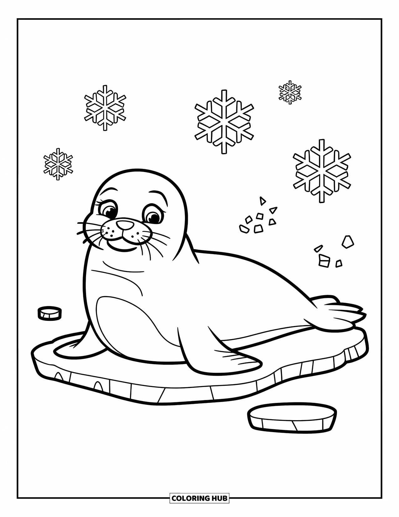 100+ Winter Animal Coloring Pages for Kids & Adults (Free Printable PDFs)