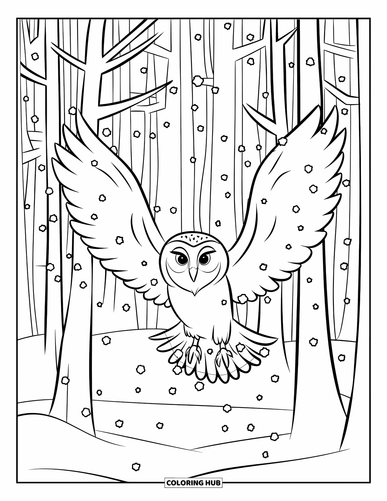 100+ Winter Animal Coloring Pages for Kids & Adults (Free Printable PDFs)