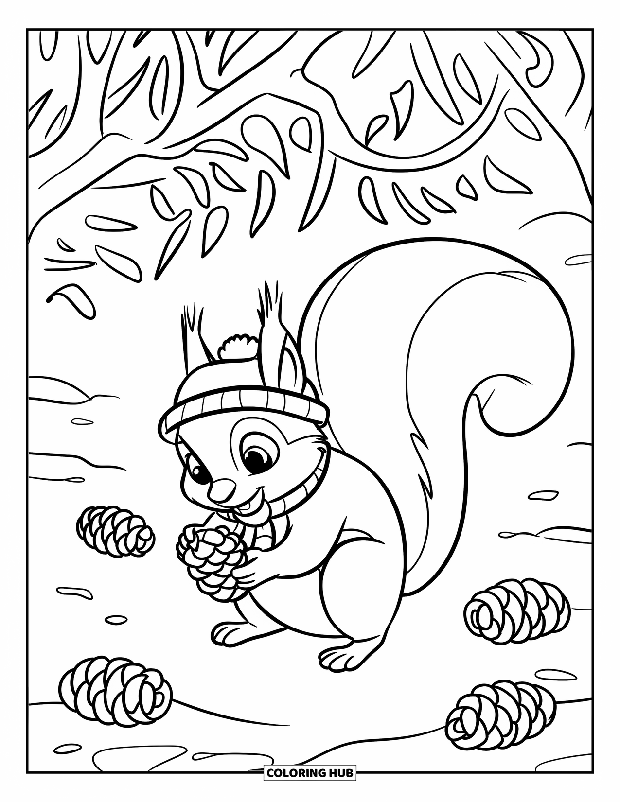 100+ Winter Animal Coloring Pages for Kids & Adults (Free Printable PDFs)