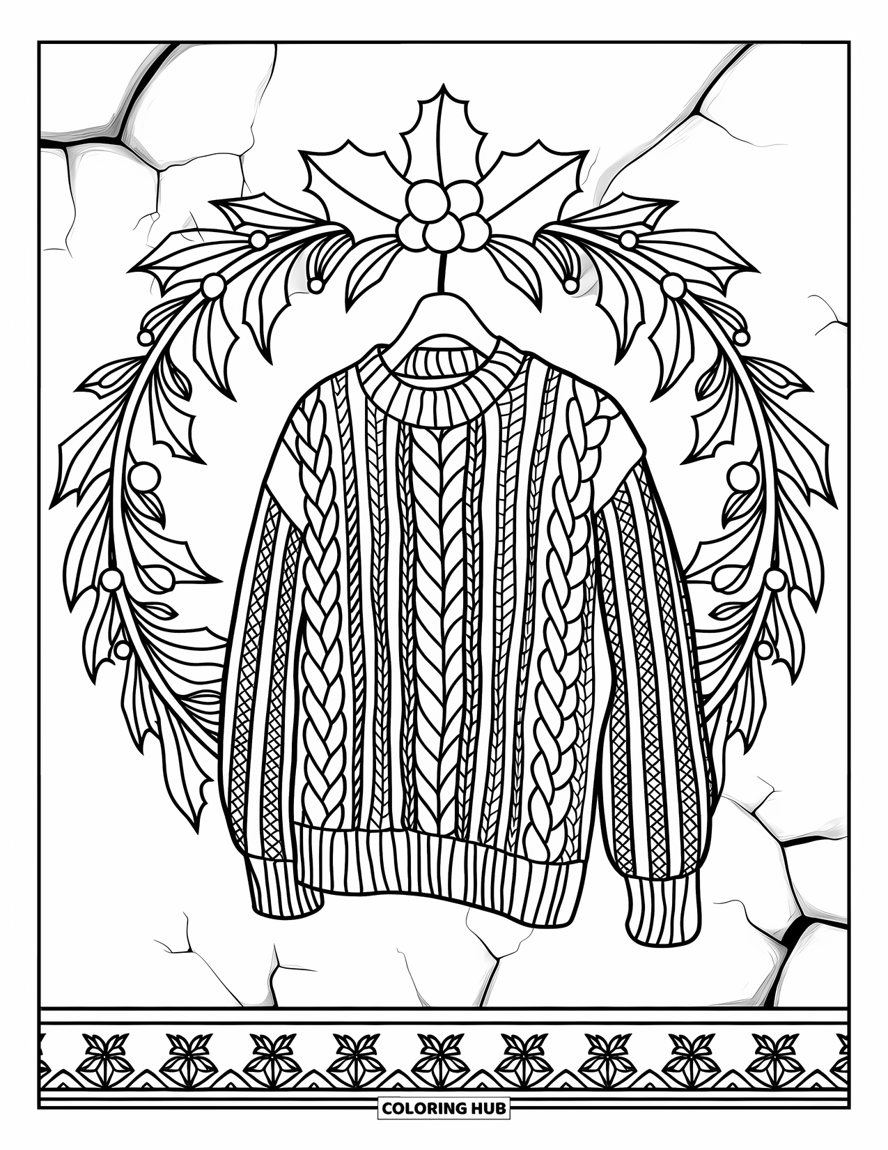 105+ Winter Clothes Coloring Pages for Kids & Adults (Free Printable PDFs)