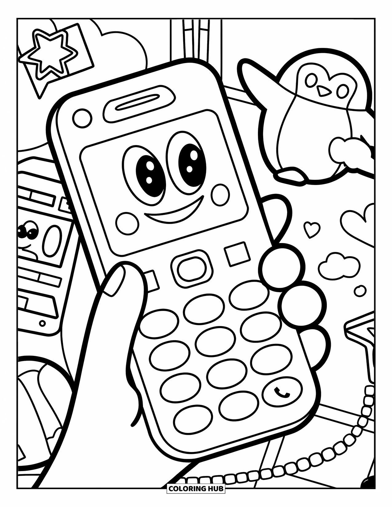 55+ 2000s Coloring Pages for Kids & Adults (Free Printable PDFs)