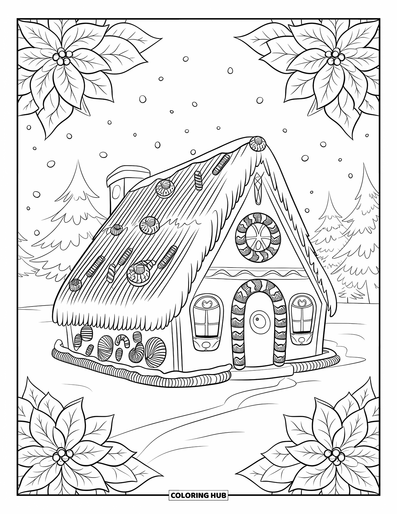 80+ Christmas Candy Coloring Pages for Kids & Adults (Free Printable PDFs)