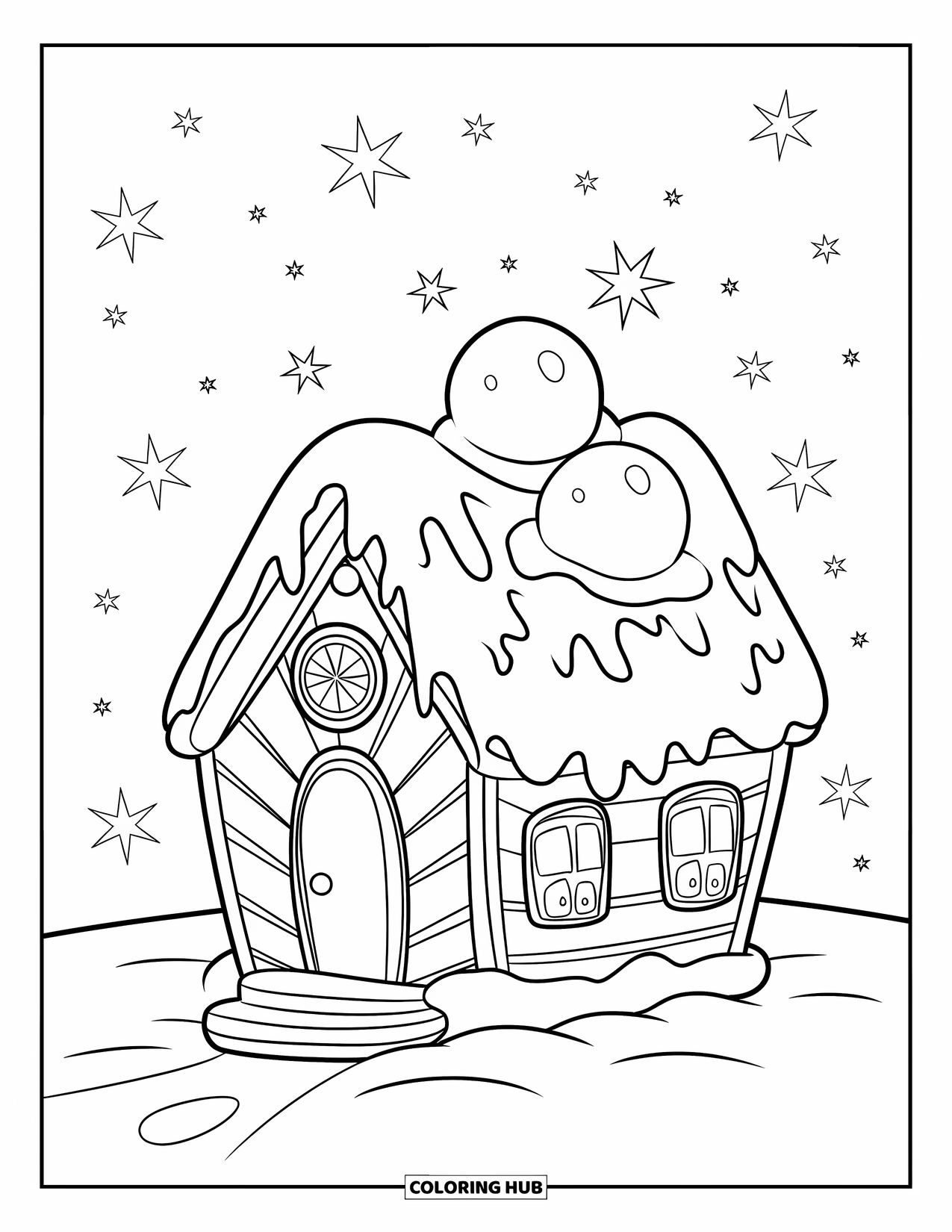 80+ Christmas Candy Coloring Pages for Kids & Adults (Free Printable PDFs)