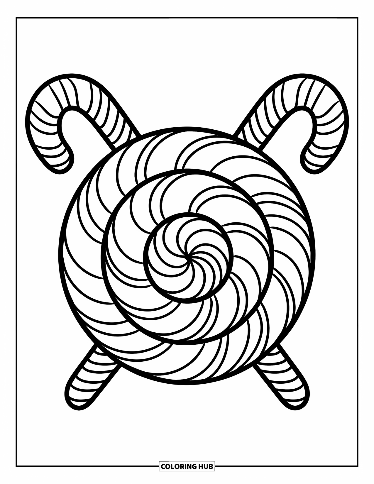 80+ Christmas Candy Coloring Pages for Kids & Adults (Free Printable PDFs)