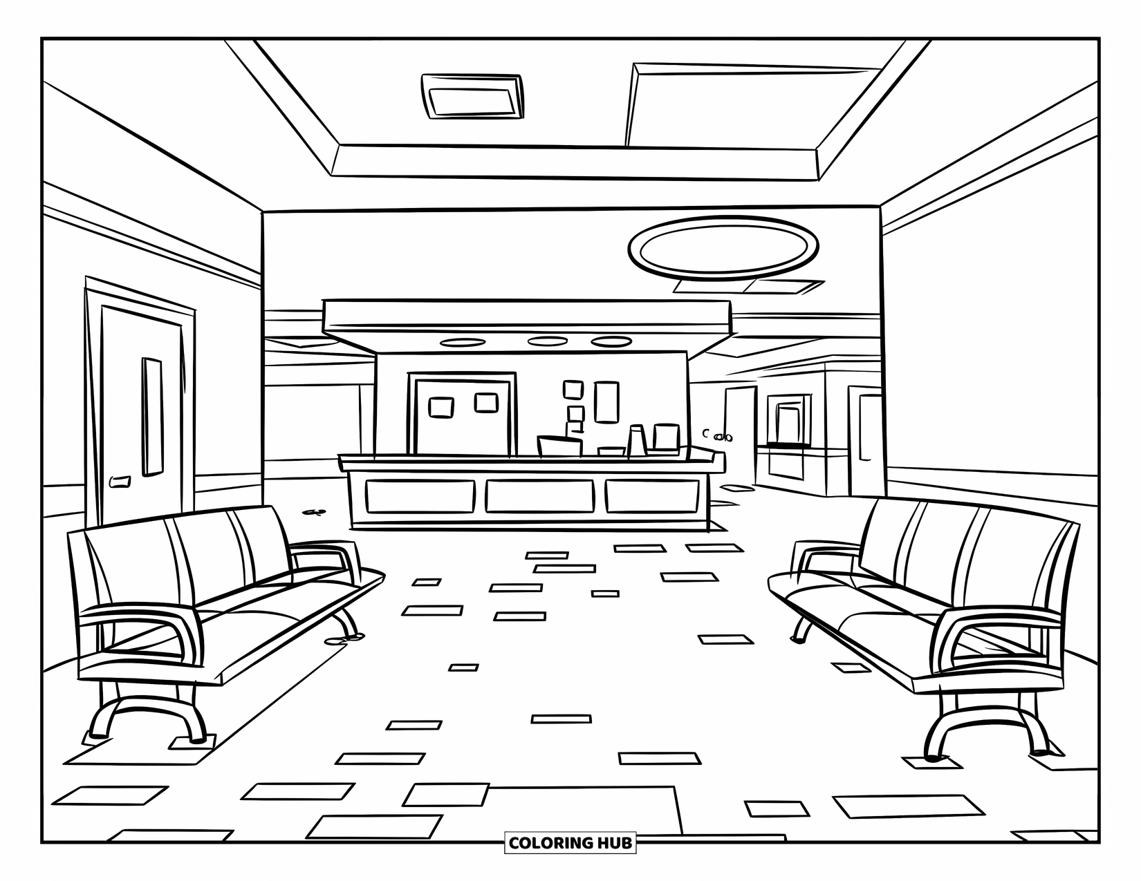 70+ Hospital Coloring Pages for Kids & Adults (Free Printable PDFs)