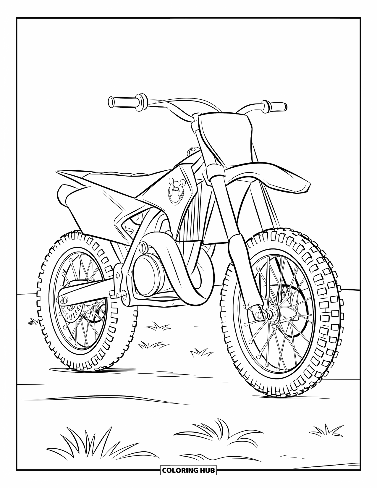 75+ Motocross Coloring Pages for Kids & Adults (Free Printable PDFs)