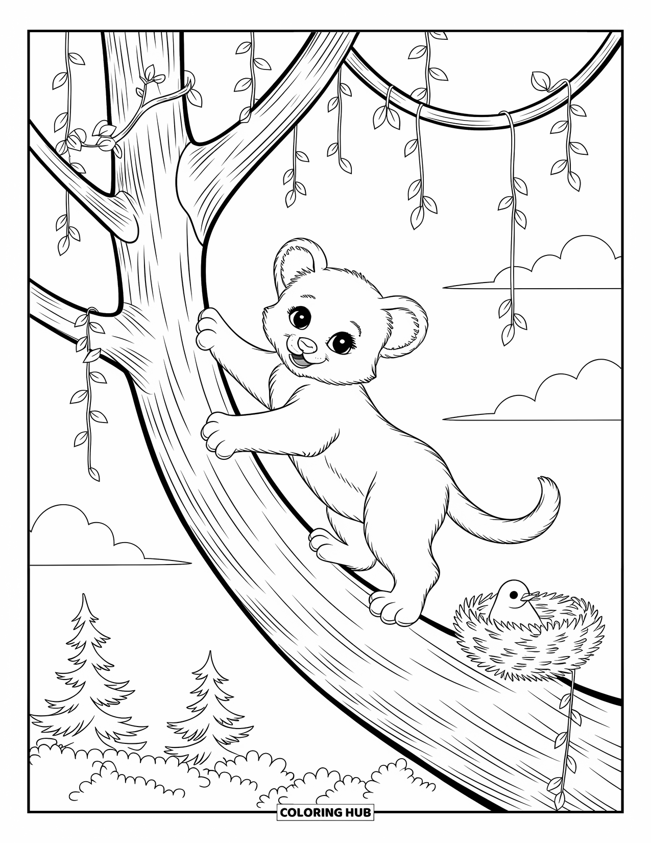 85+ Mountain Lion Coloring Pages for Kids & Adults (Free Printable PDFs)